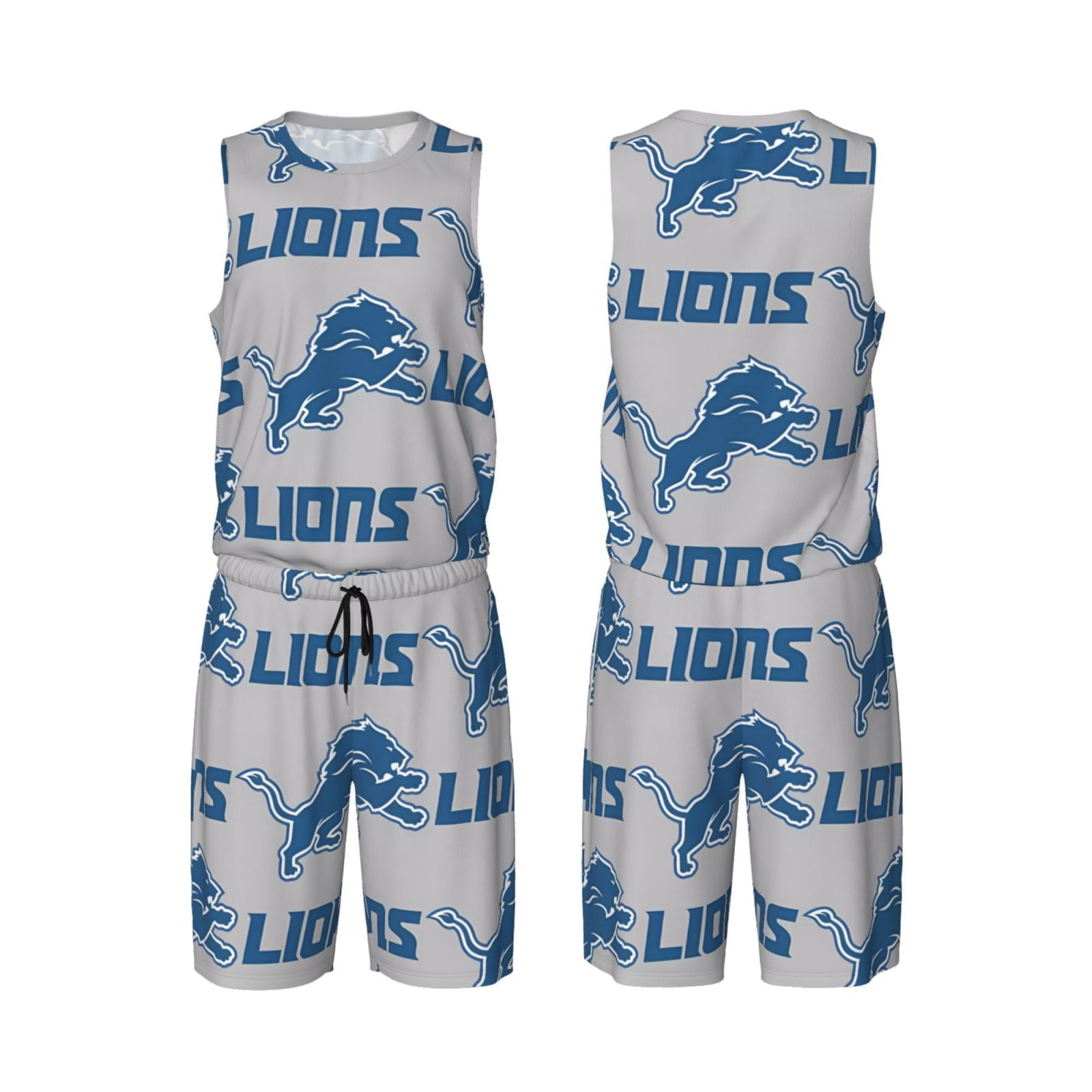Lions Men’s Basketball Uniform Set Men Basketball Jersey and Shorts ...