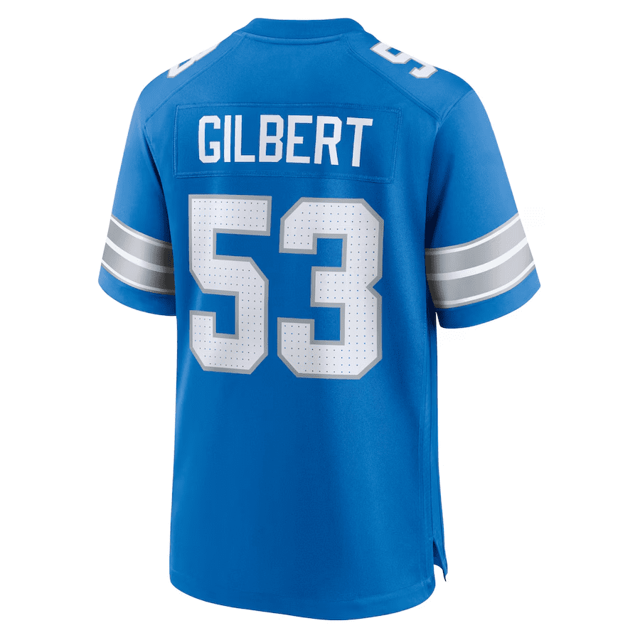 Lions Men's DaRon Gilbert#53 Player Game Jersey Team Fans Classic ...