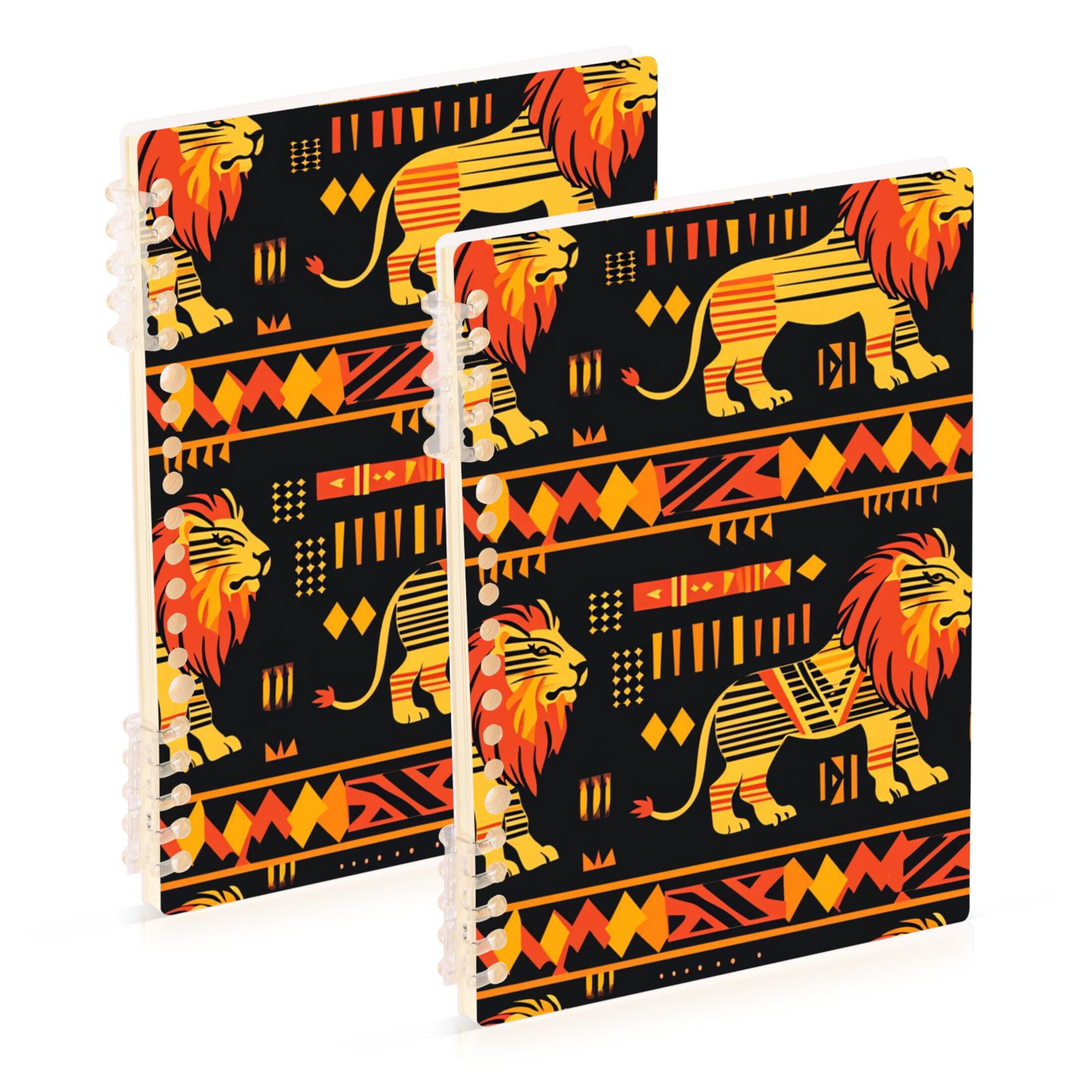 Lions Ring Binder Notebook Journey Note Diary College Ruled Spiral ...