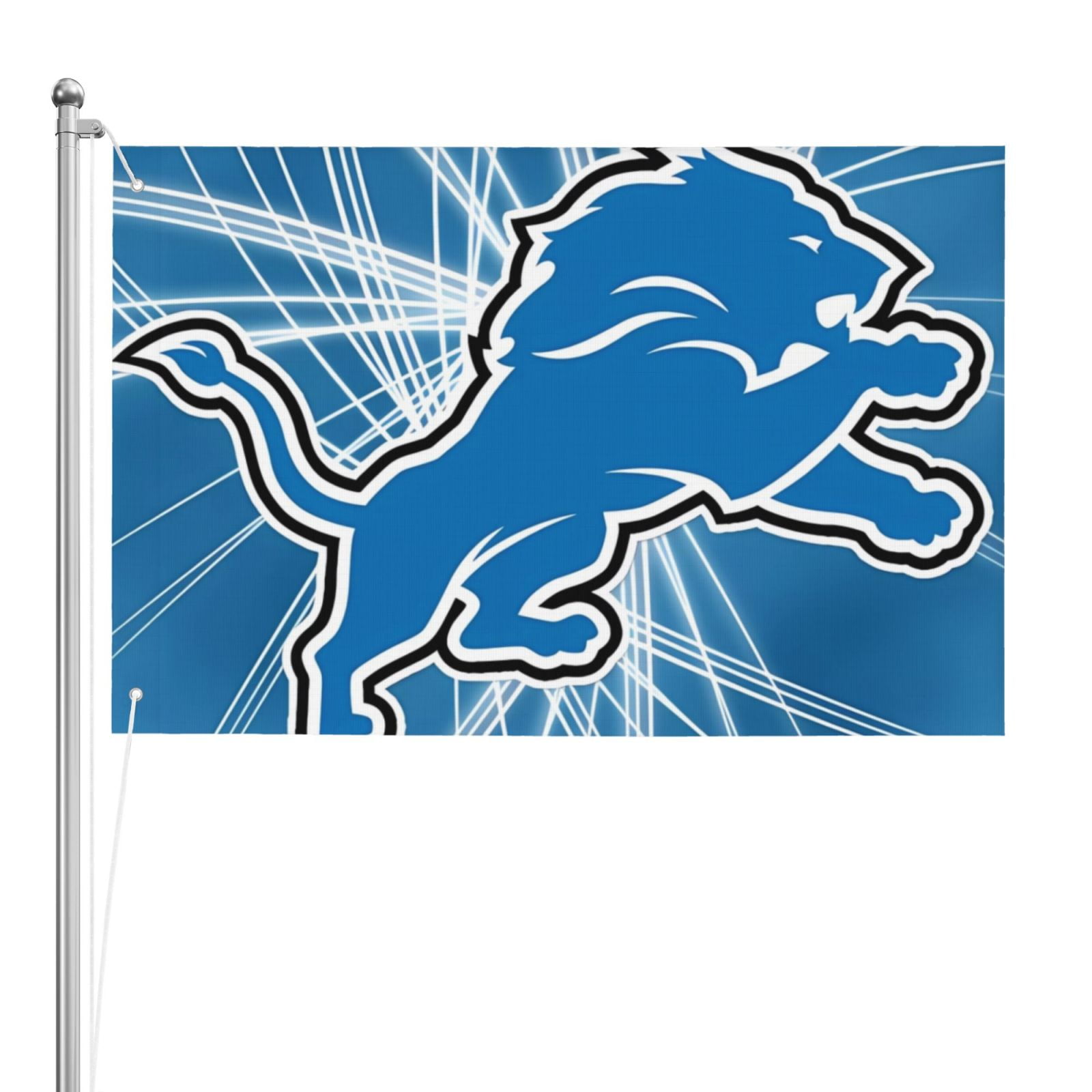 Lions Three Layer personalized Double Sided Flag Football Fans National Flag Yard Indoor/Outdoor ...