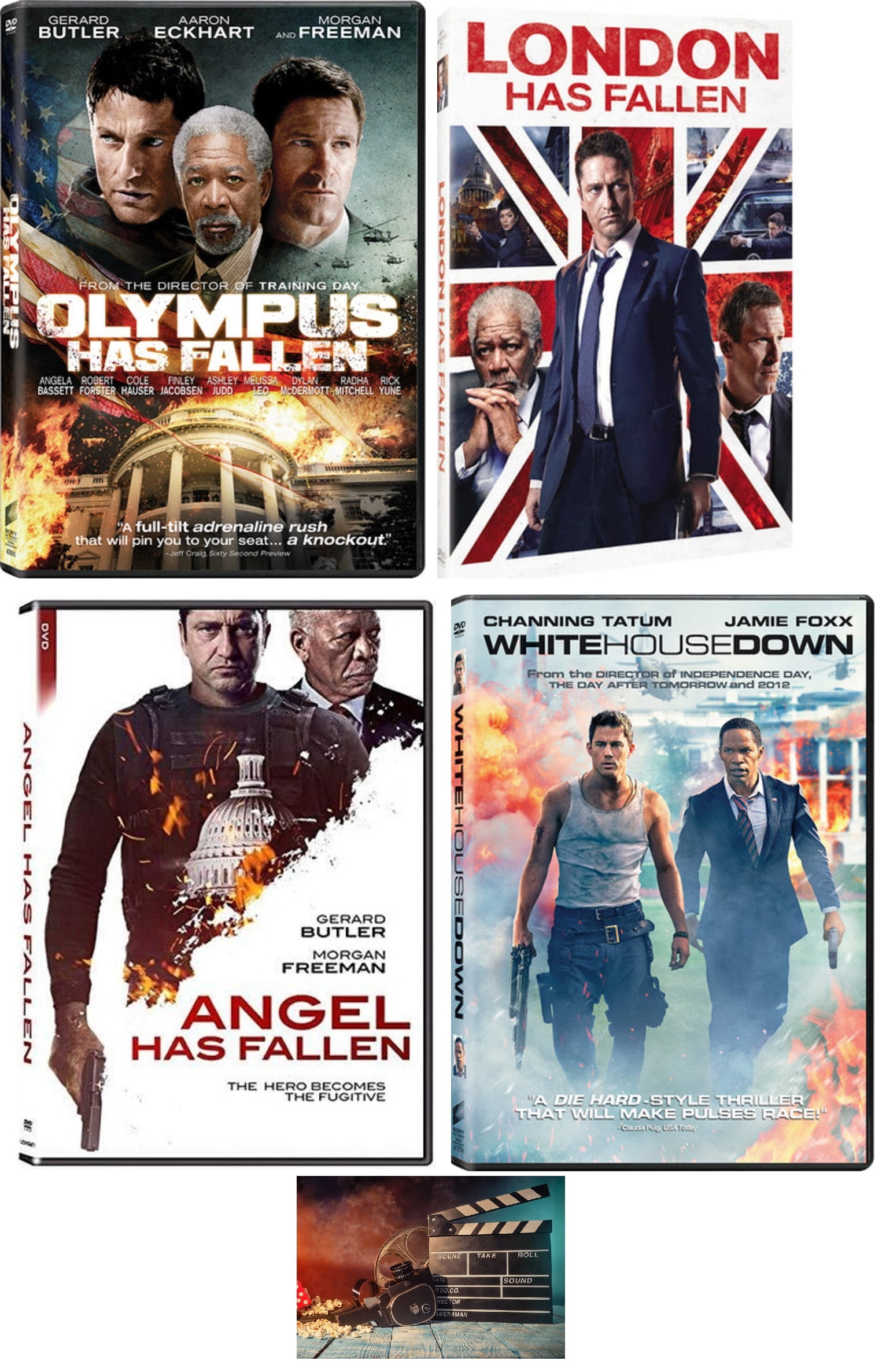 Olympus, London & Angel Has Fallen + White House Down: Suspense ...
