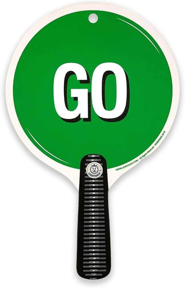 Liontouch - Stop & Go Sign, Red & Green | 1+ Years | School Patrols ...