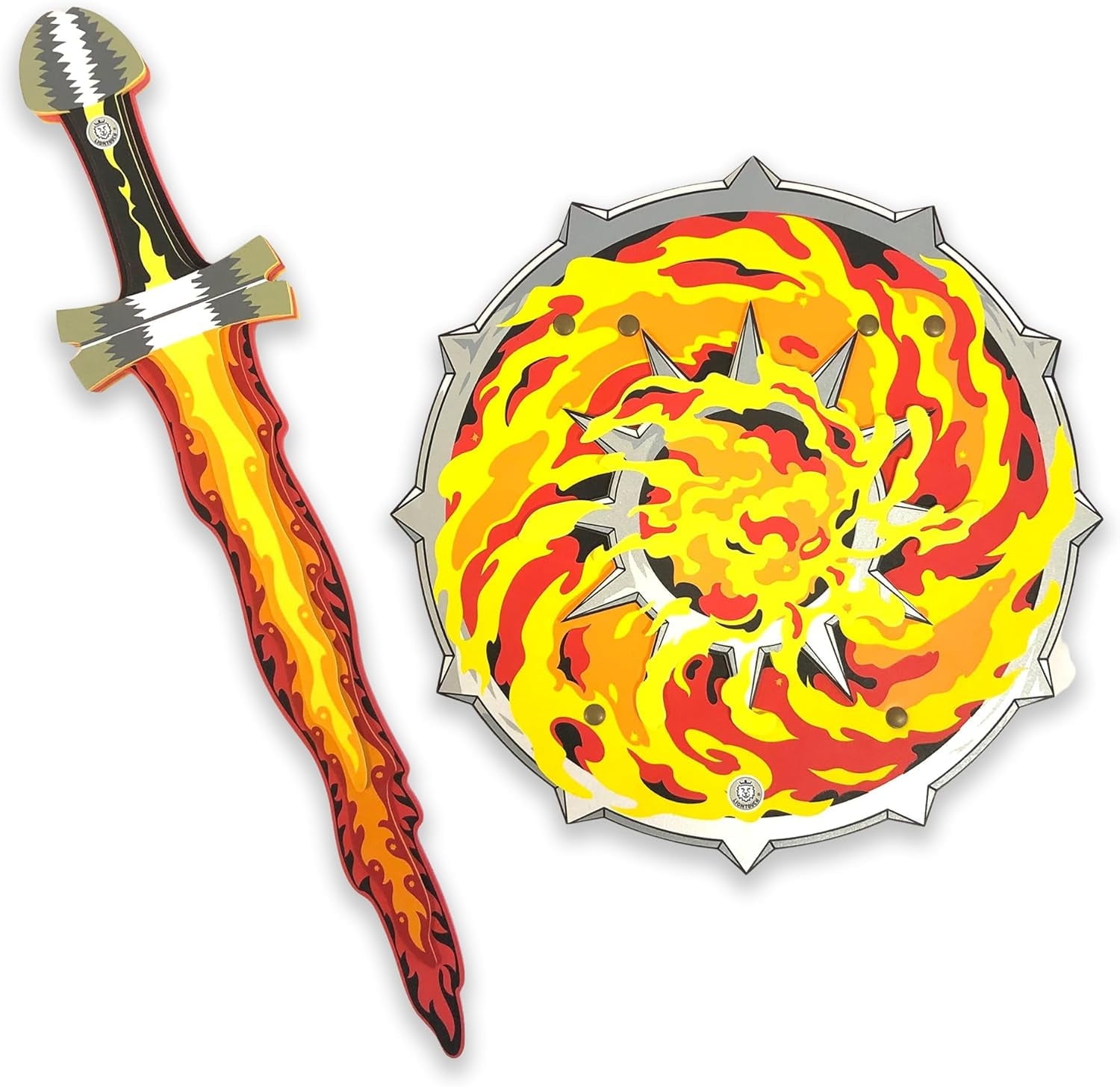 Liontouch - Fantasy Fire Flame Set | Foam Sword & Shield For Boys Age 3 ...