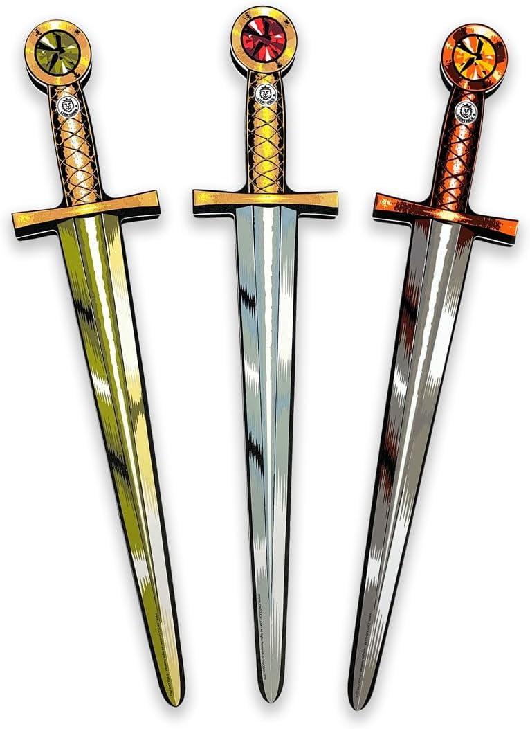 Liontouch - Foam Sword Collection, 3-Pack | For Kids, 3+ | Medieval Toy ...
