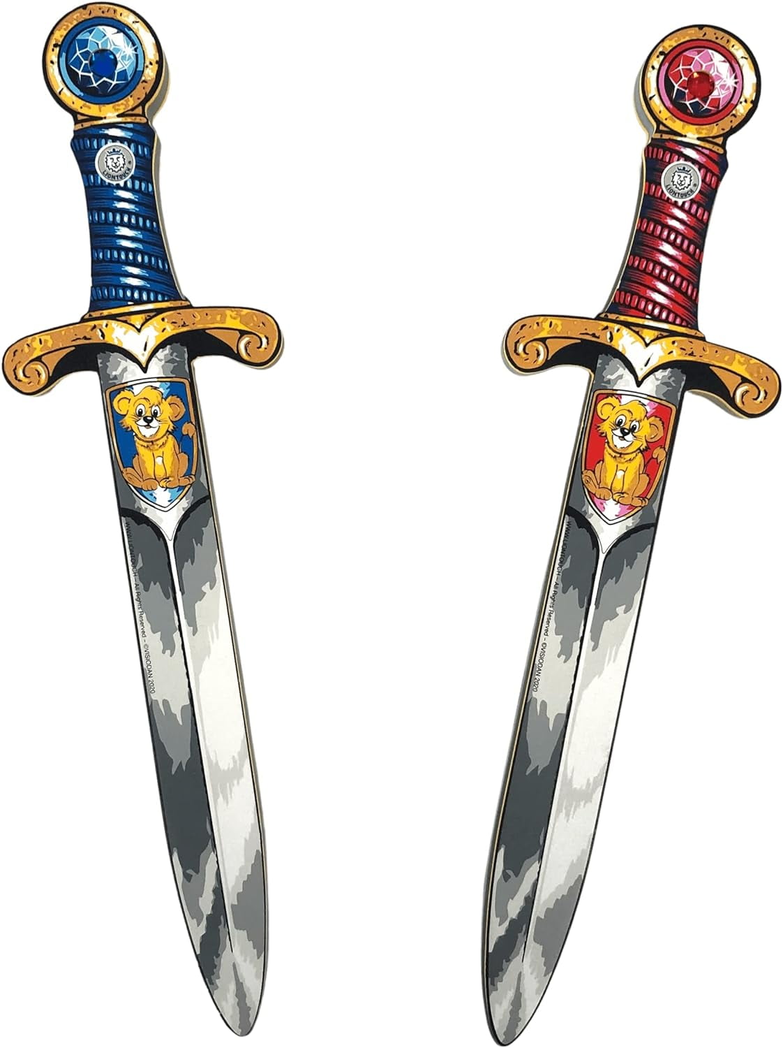 Liontouch - Mini Lion Foam Toy Sword, Blue & Red | Pretend Play For ...