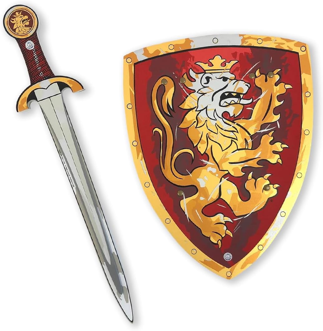 Liontouch, Noble Knight Foam Shield, Red, 20.85" Sword - Walmart.com