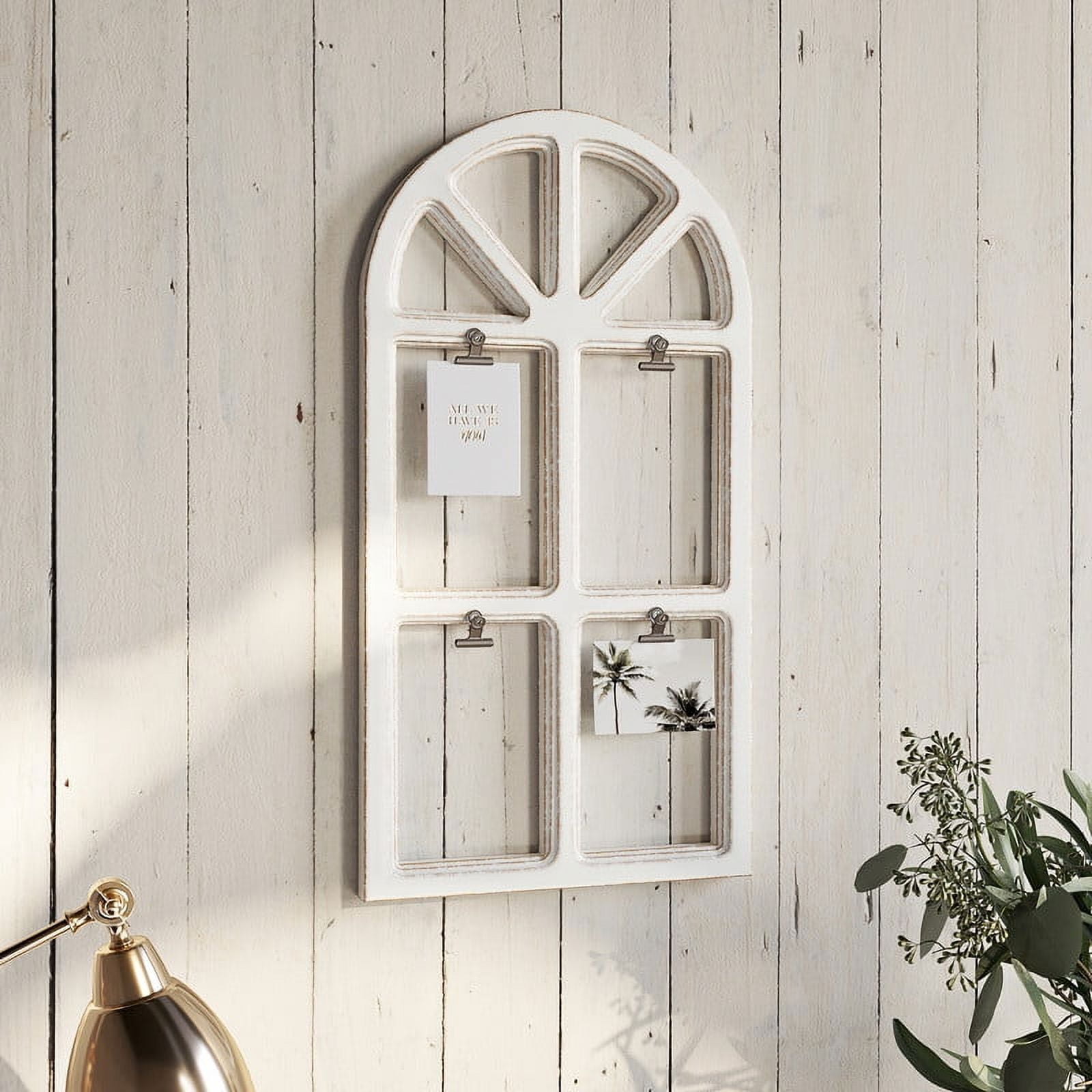 Liora Arch Farmhouse Window Pane Metal Wall Art Set - Walmart.com