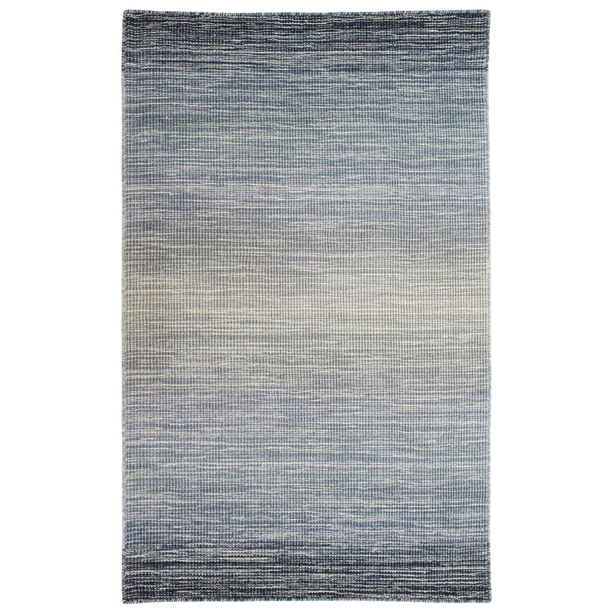 Liora Manne Aruba Ombre Area Rug Indoor 100% Wool Blue Hand Loomed 5x8 ...