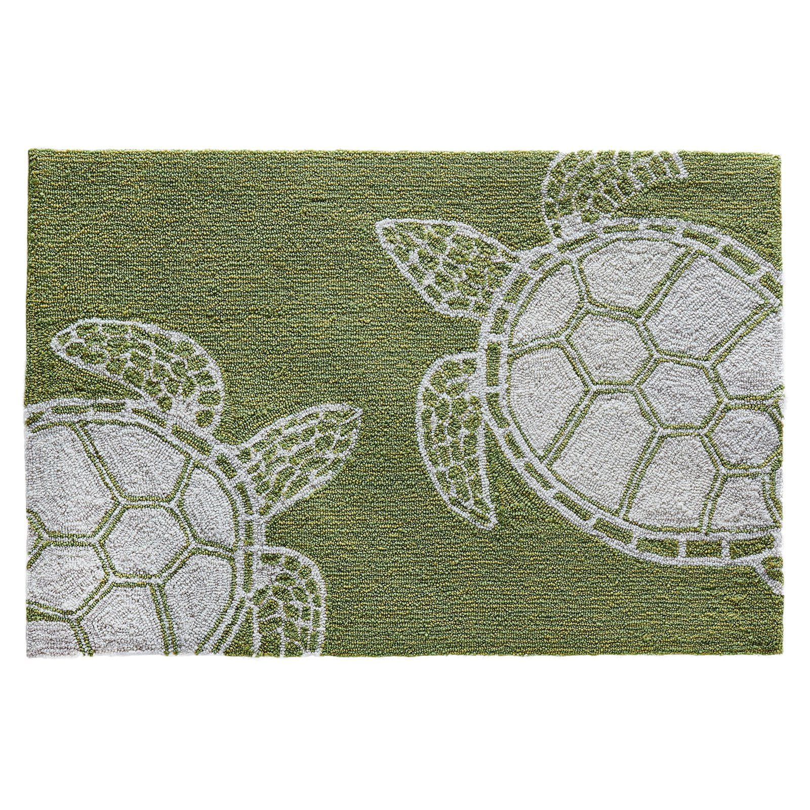 Liora Manne Capri Green Turtle Indoor / Outdoor Rug - Walmart.com