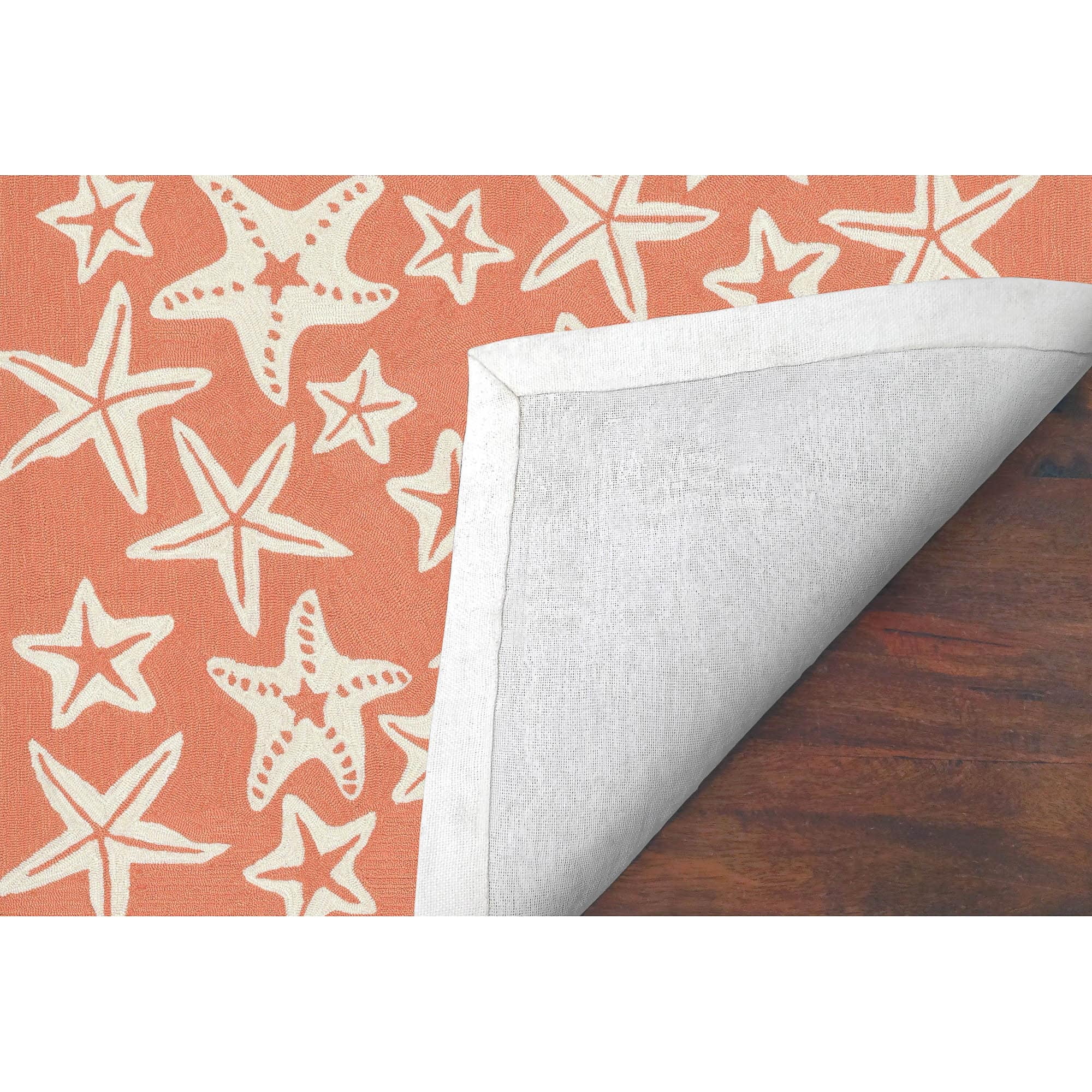 Liora Manne Capri Starfish Area Rug Coral Indoor Outdoor Weather ...