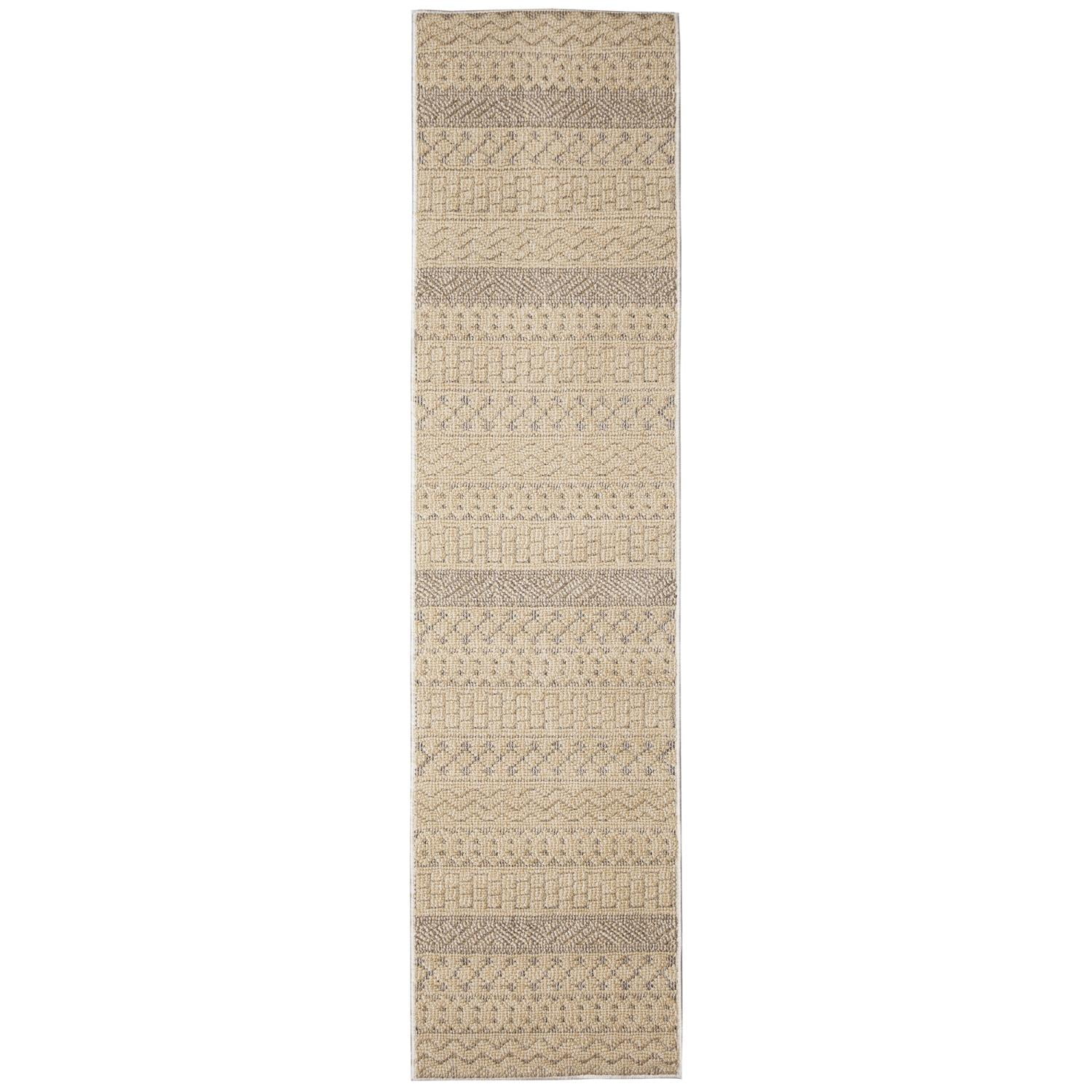 Liora Manne Dunes Geo Stripe Indoor/Outdoor Rug Sisal 1'11" x 7'6" 8 ...