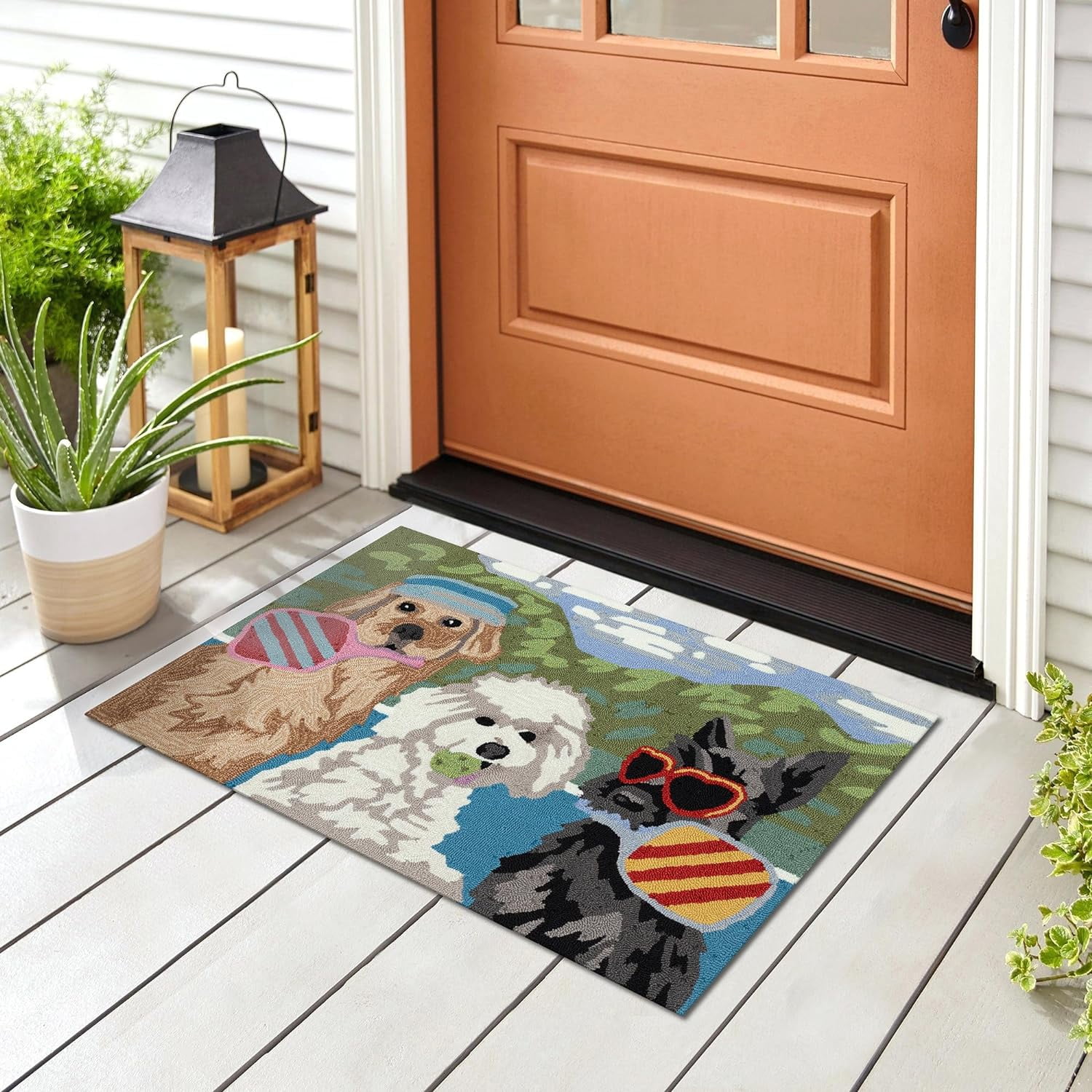 Liora Manne Frontporch Indoor Outdoor Rug - Novelty Design, Hand Hooked ...