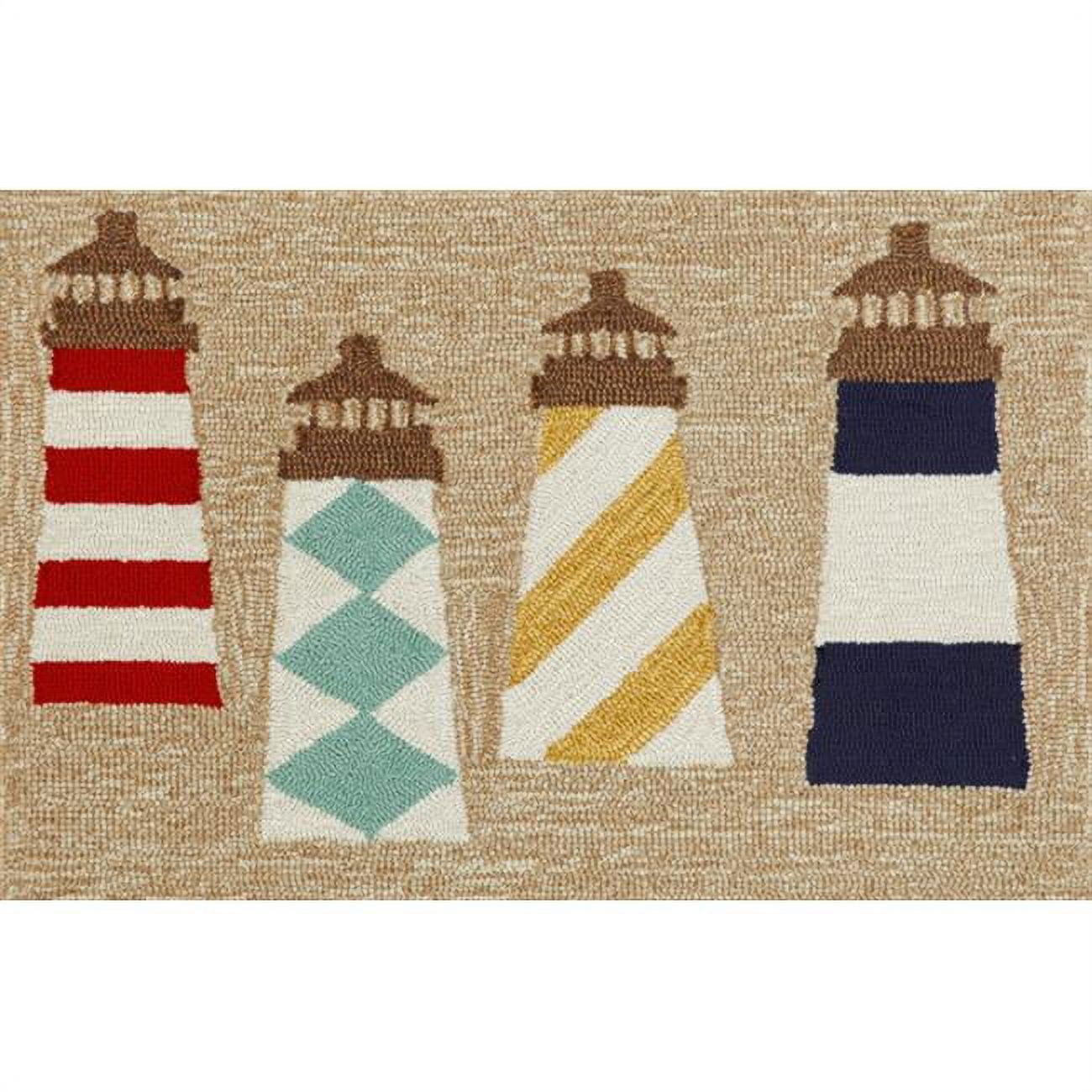 Liora Manne Frontporch Lighthouses Area Rug - Walmart.com