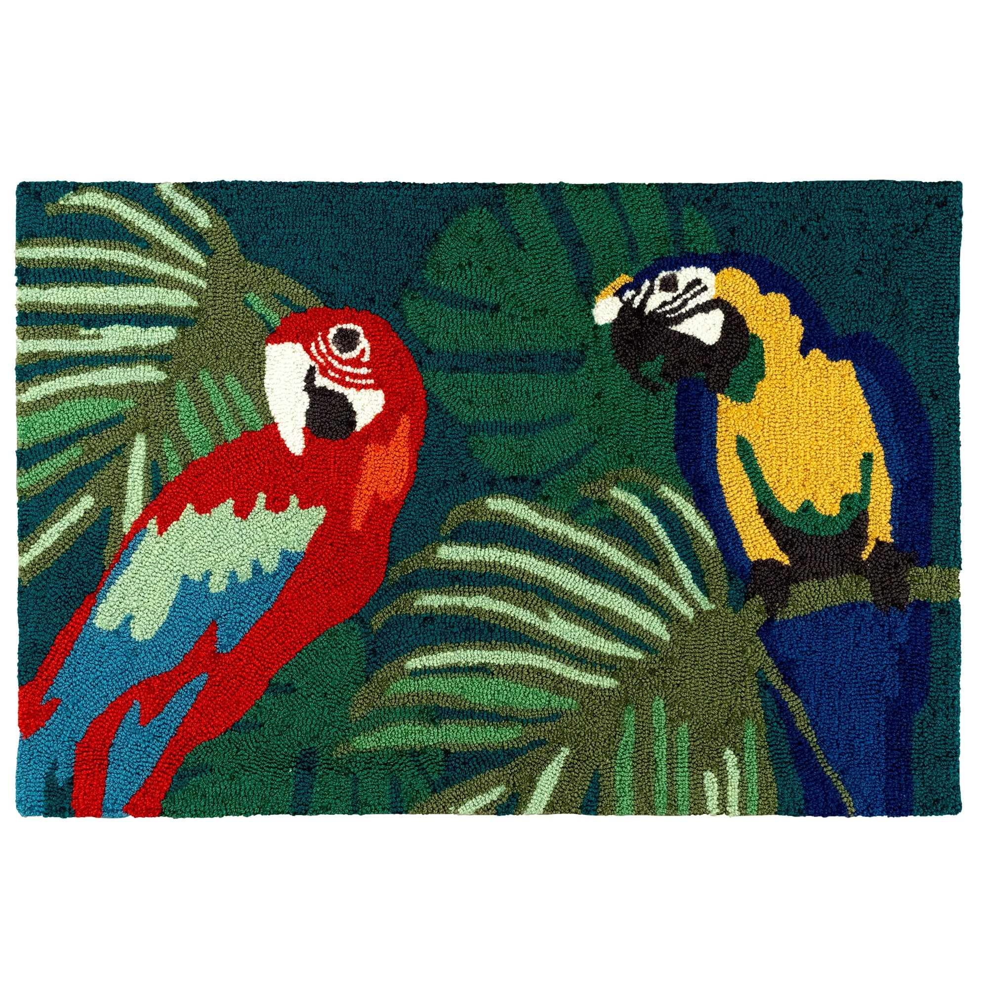 Liora Manne Frontporch Parrot Pals Indoor/Outdoor Rug 1'8" x 2' 6" 2' x ...