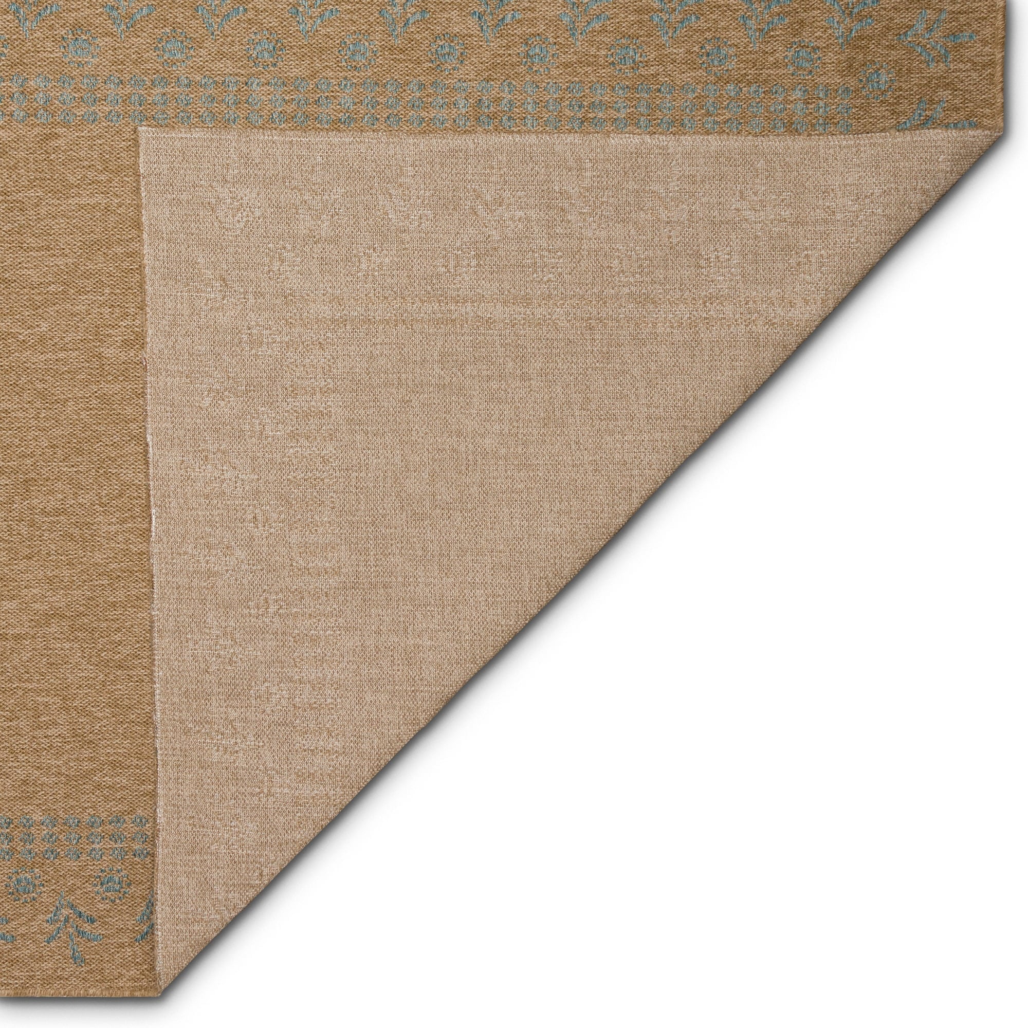 Liora Manne Indoor Outdoor Area Rug Sahara Block Print Border Navy 5x7 ...