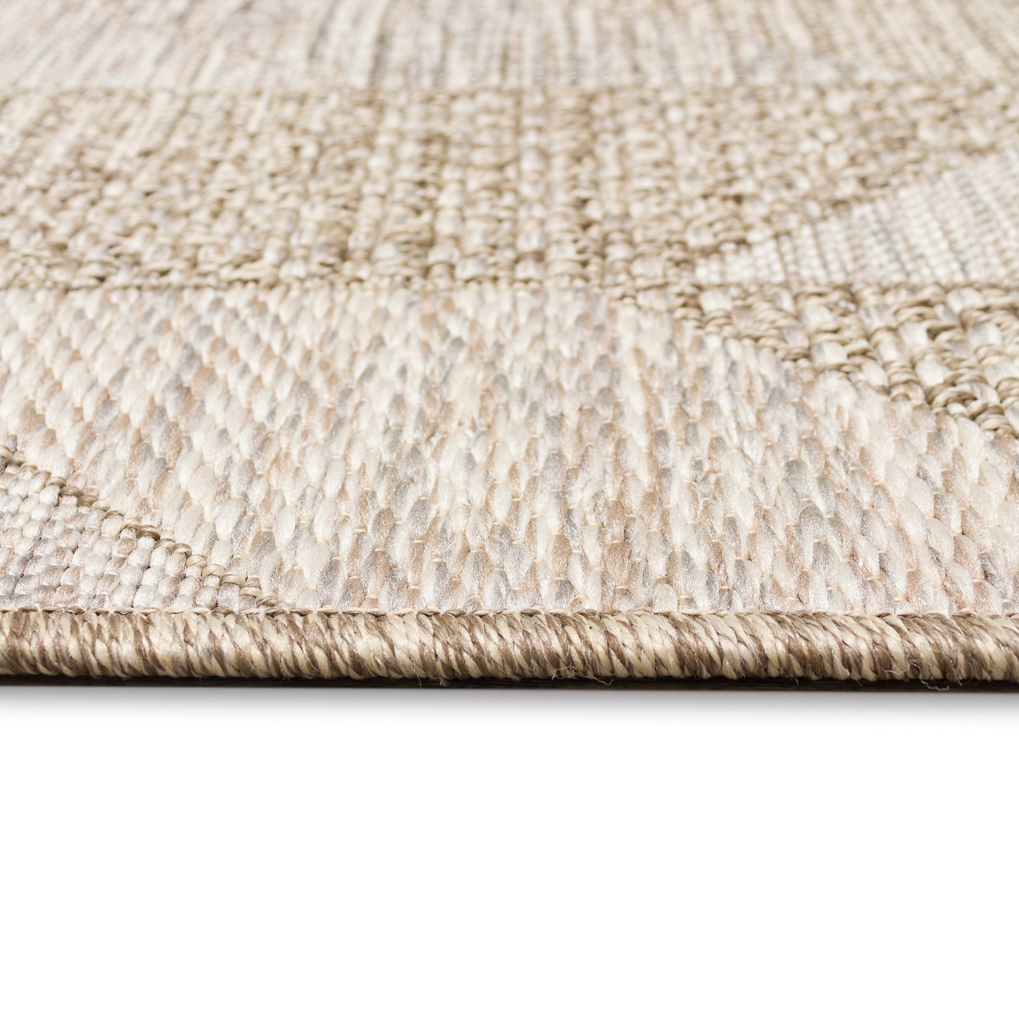 Liora Manne Orly Angles Indoor Outdoor Area Rug Natural 100% ...