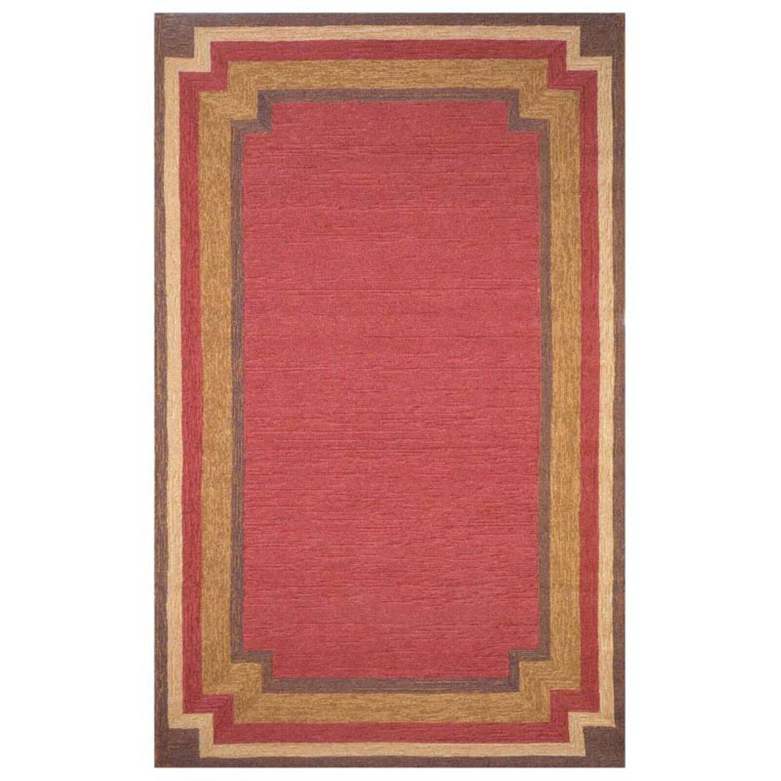 Liora Manne Ravella 1905/24 Border Red Area Rug 24 Inches X 36 Inches ...