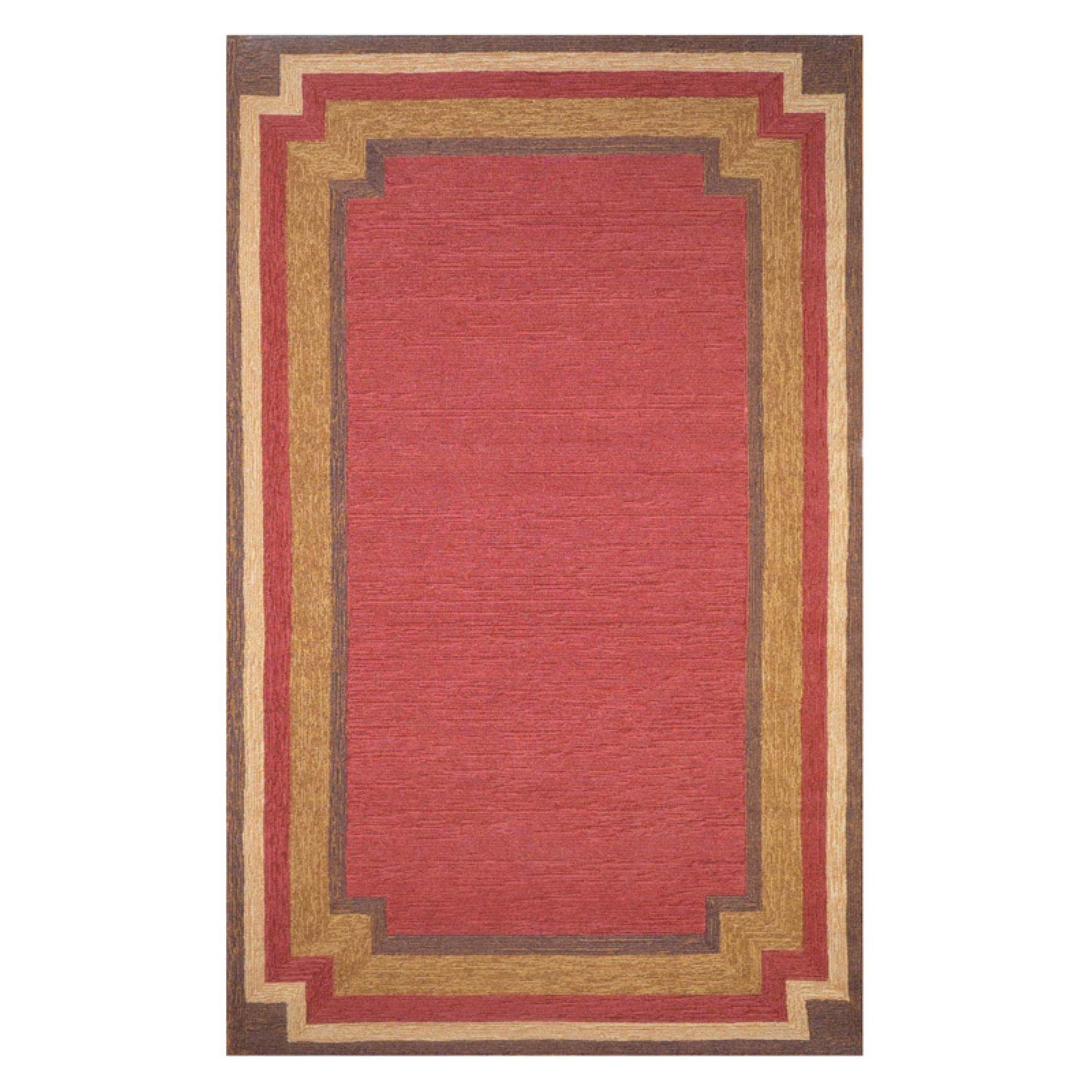 Liora Manne Ravella Red Border Outdoor Rug - Walmart.com