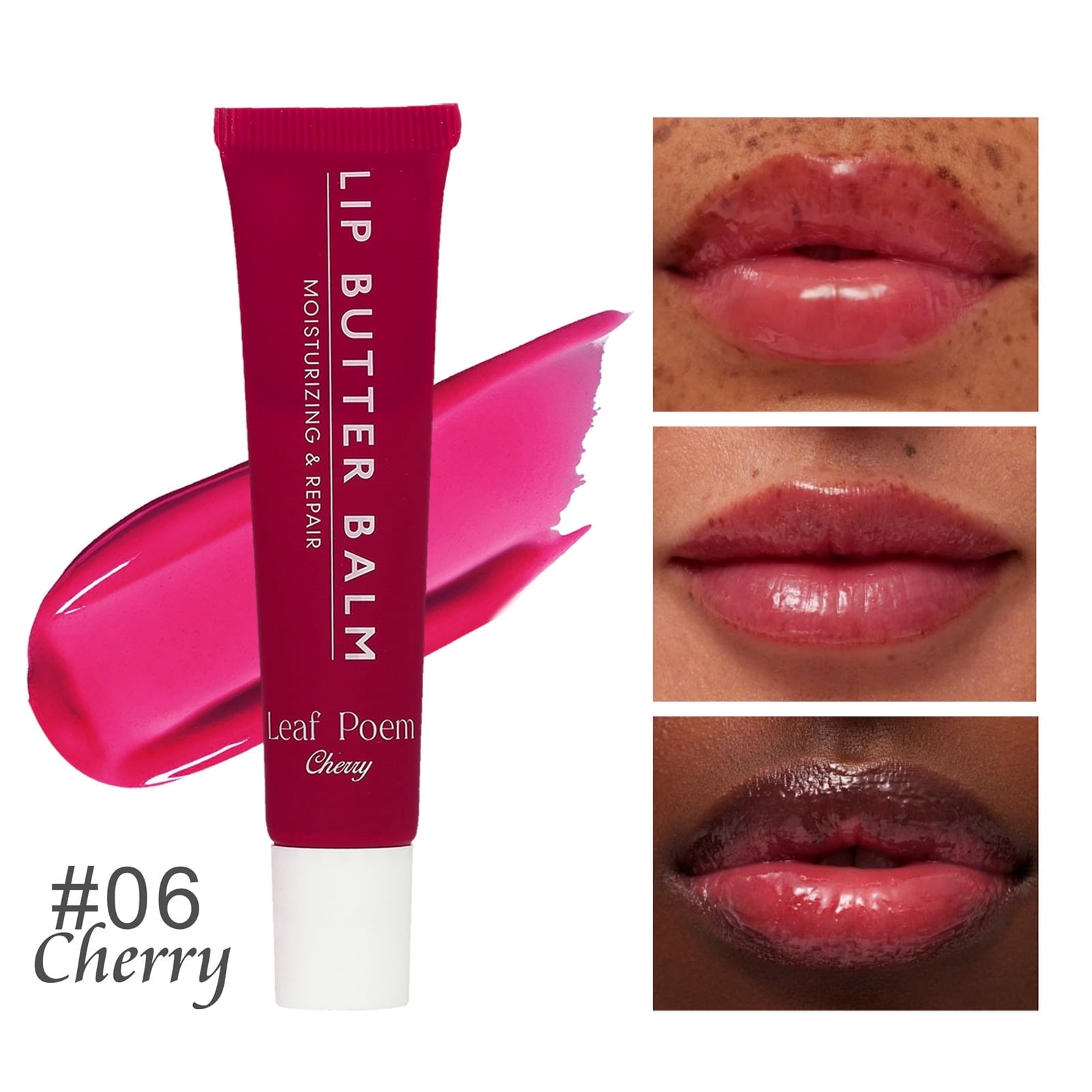Lip Balm Butter cream Scented Sheer Tinted Hydration Vegan Lip Care for ...
