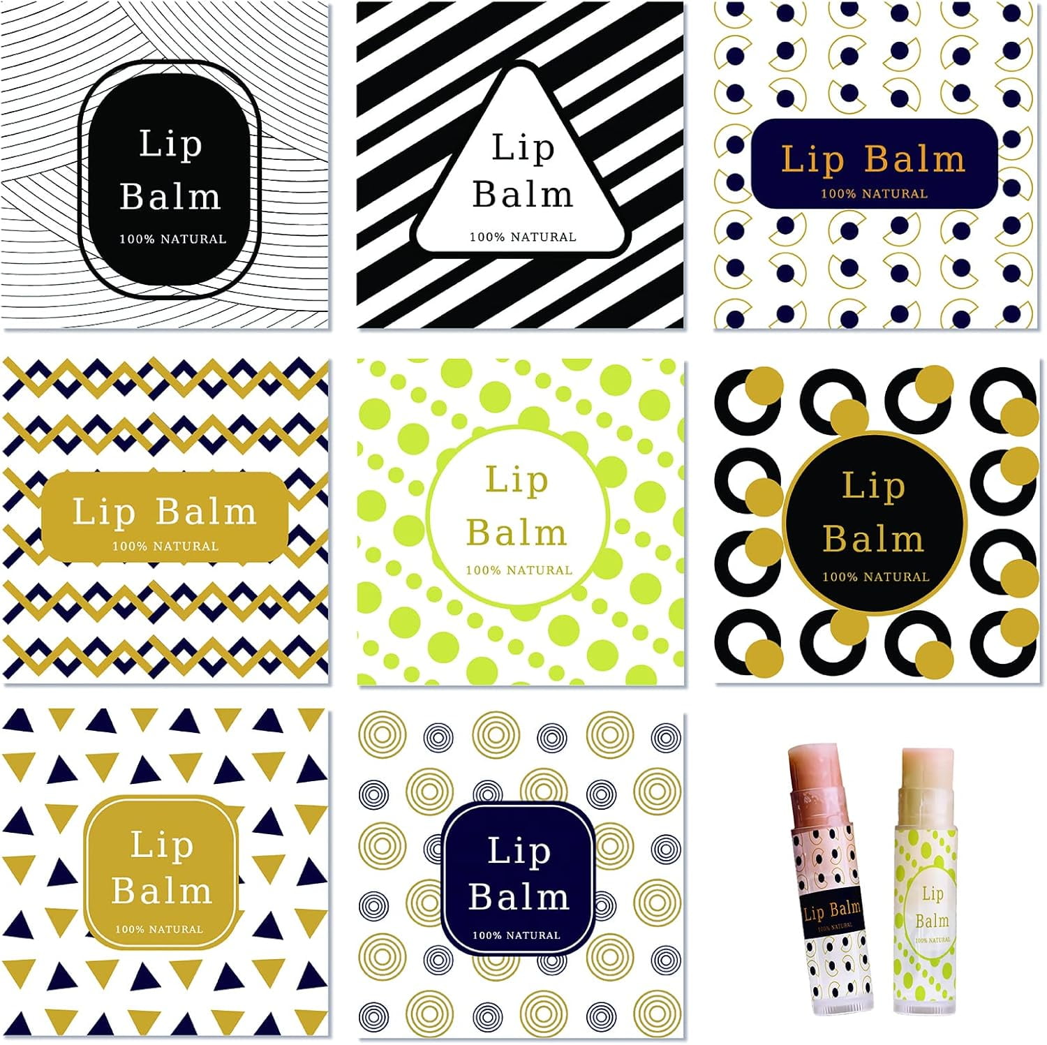 Lip Balm Labels 80pcs Homemade Lip Balm Labels 2” Clear Lip Balm Labels ...