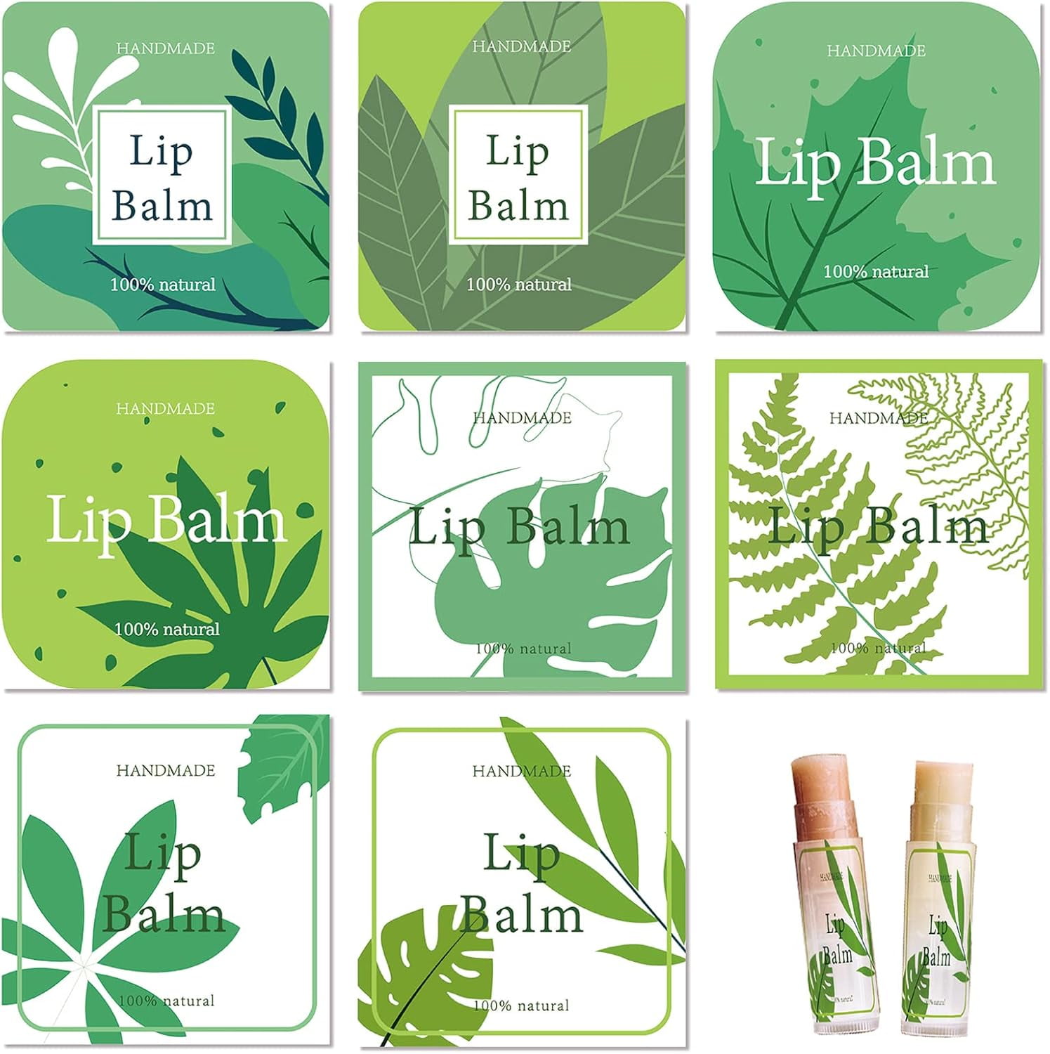 Lip Balm Labels 80pcs Homemade Lip Balm Labels 2” Clear Lip Balm Labels ...