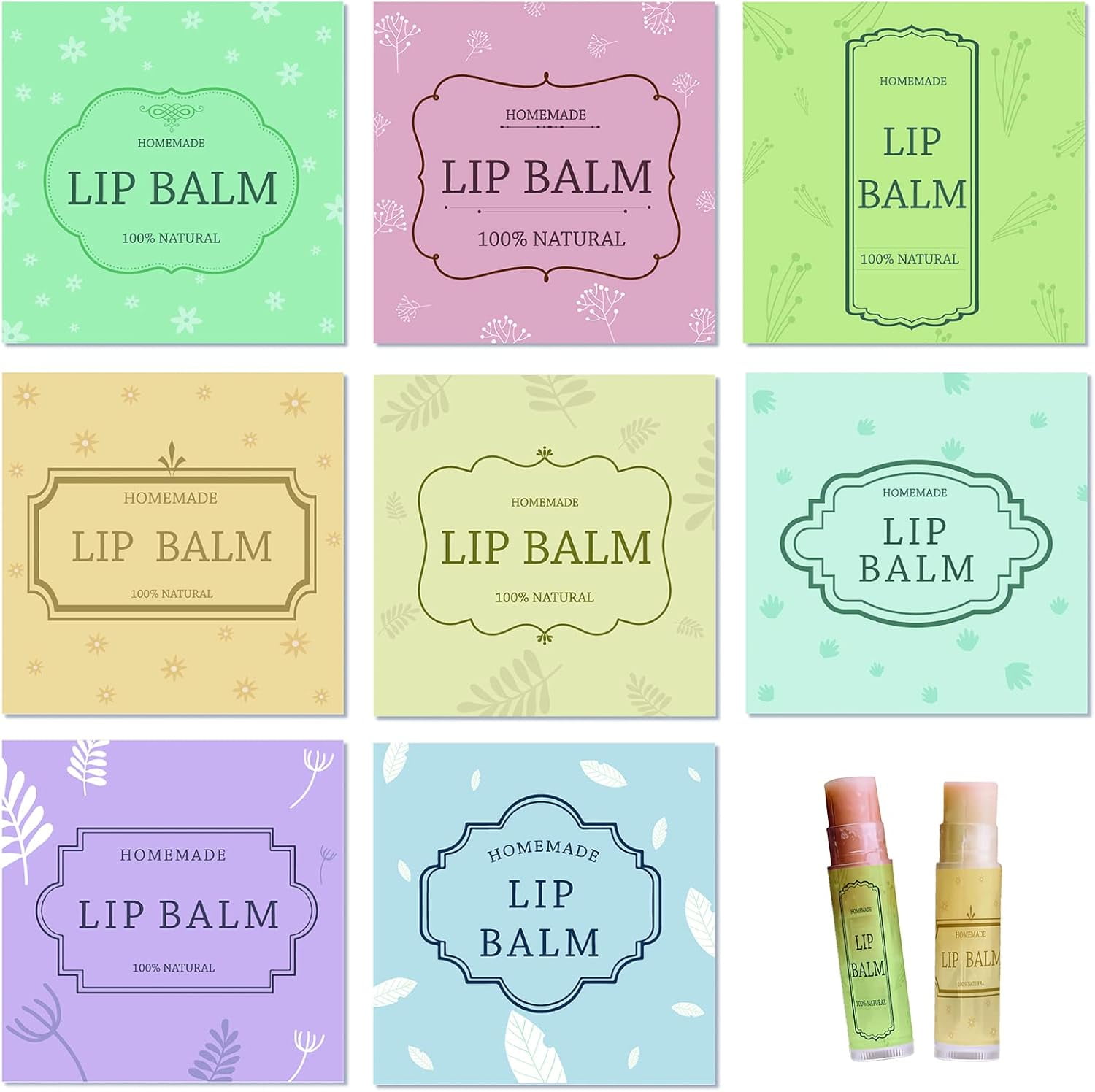 Lip Balm Labels 80pcs Homemade Lip Balm Labels 2” Clear Lip Balm Labels ...