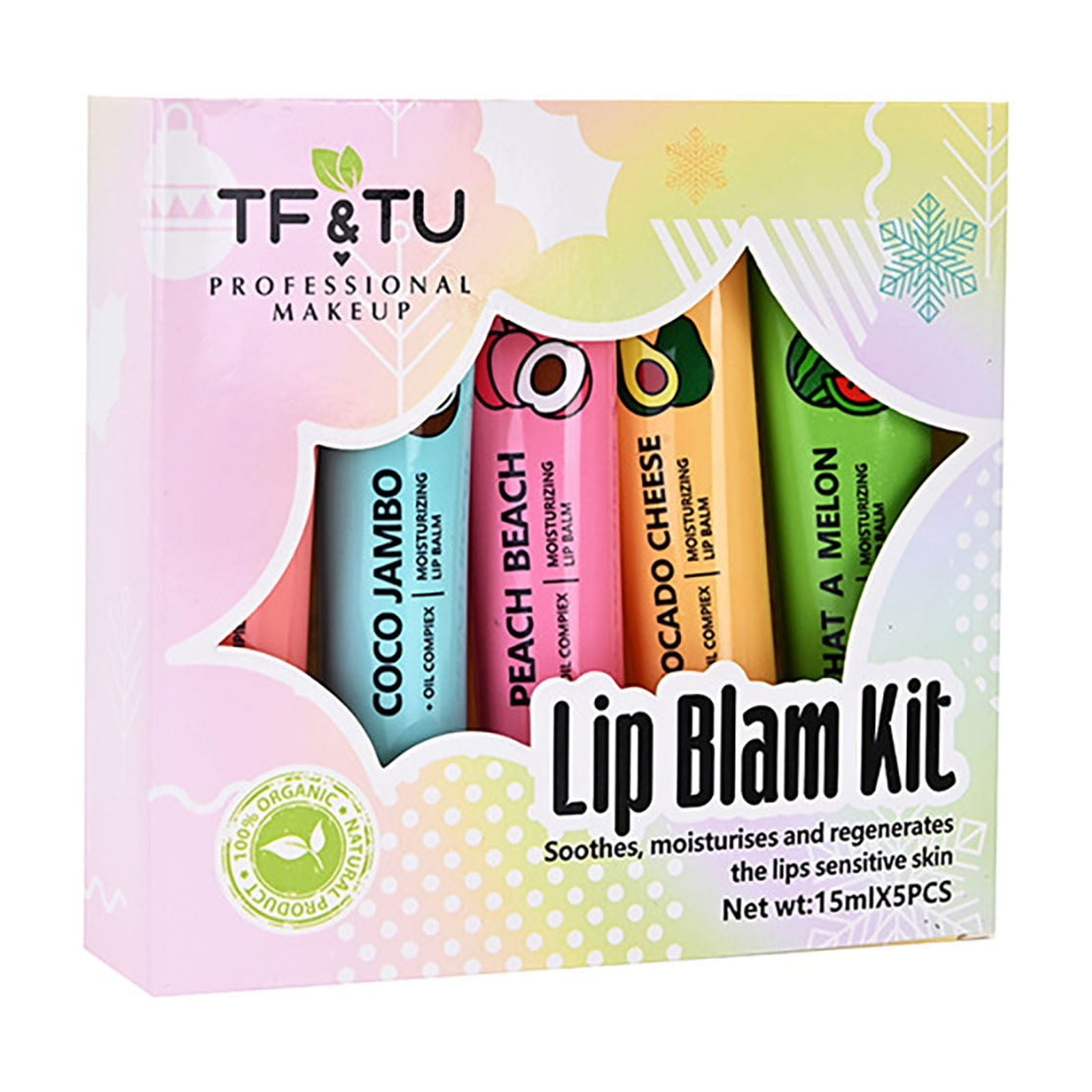 Lip Butters Lip Balm 5 Pcs Lip Balm Set Moisturizing Lips And Cuticles ...