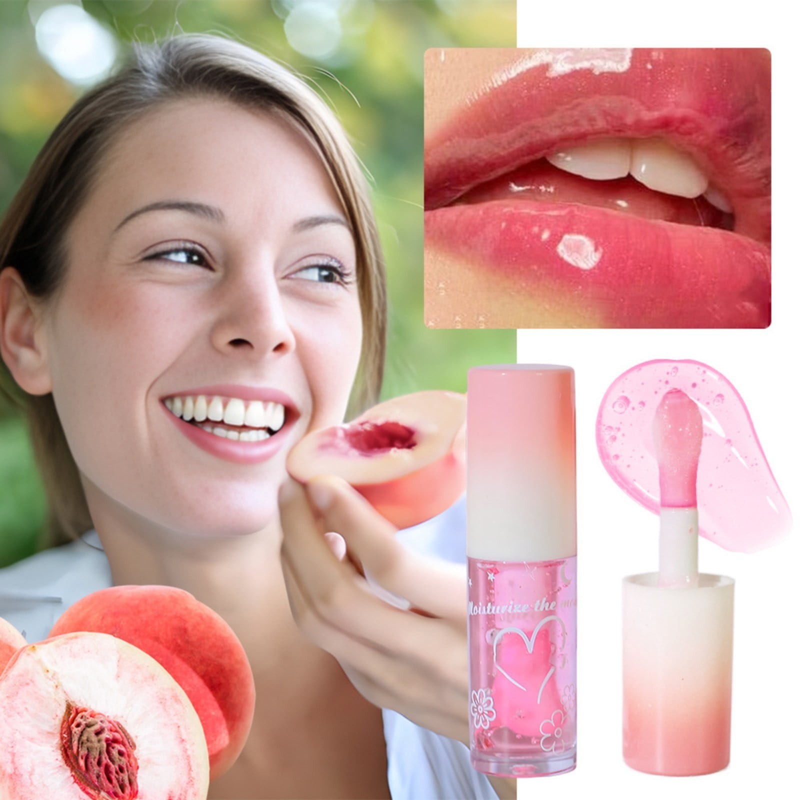 Lip Care Naturium Lip Balm Hydrating Lip Moisturizer Lip Plumping Fruit Lip Oil Large Brush Head ...