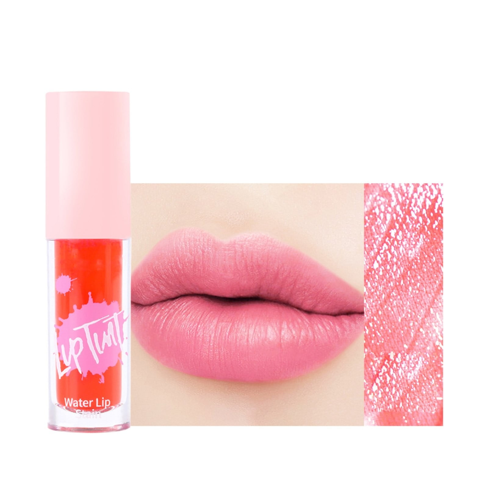 Lip & Cheek Stain, 2-in-1 Water-Based Tint, Matte Velvet Finish, Long-Lasting & Waterproof ...