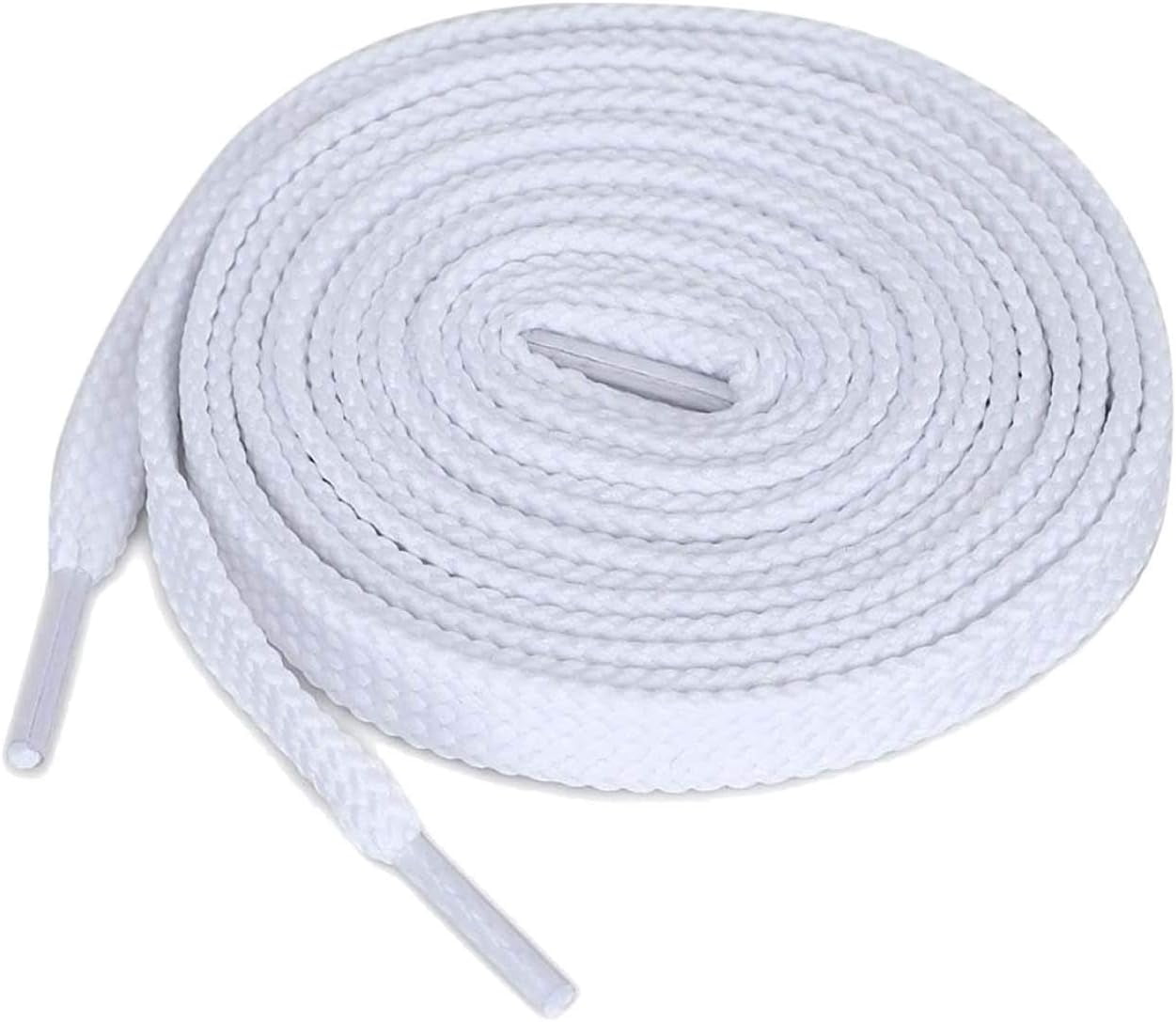 YQHWQ Shoelaces 5/16" Fine Weave Flat Shoe Lace 2 Pair Shoestring for ...