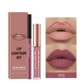 Lip Glaze 2 5ml Lipliner Combination Not Easy To Cup Lip Color Set Face
