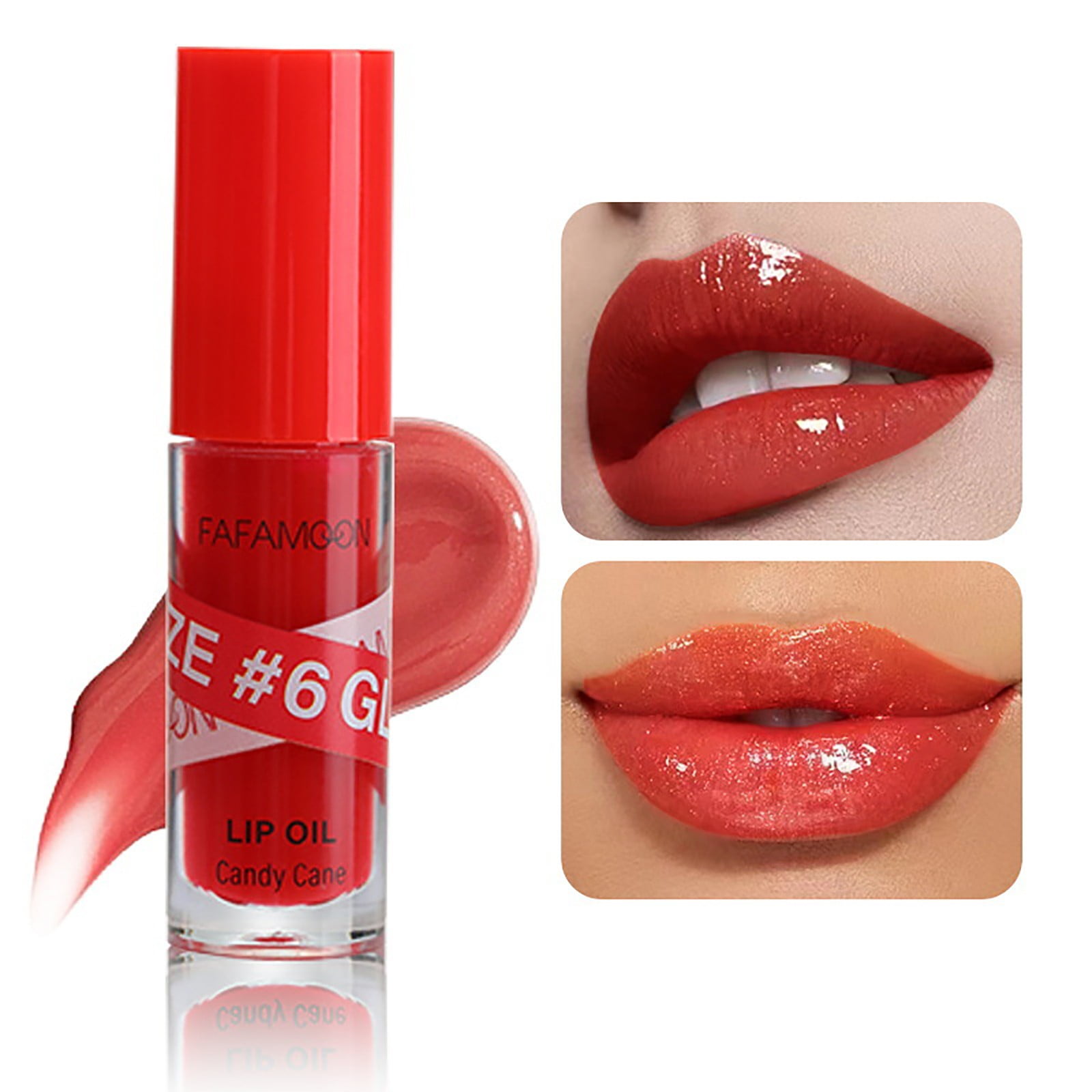 Lip Glaze Moisturizing Water Light Lip Gloss(4ml) Shiny Lip Gloss Natural Dip Filler Clear Lip