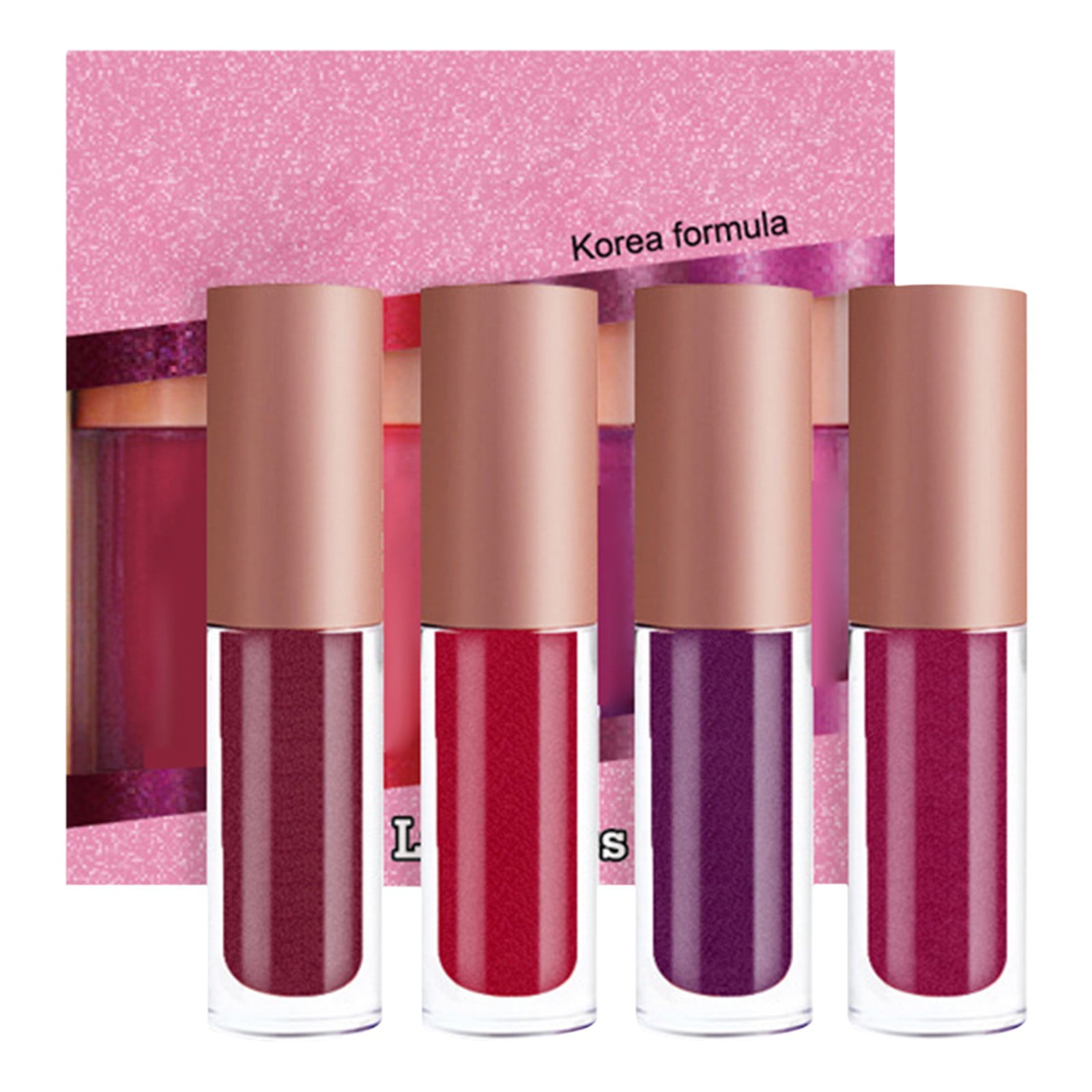Lip Gloss Ladies Not Easy To Dip Cup Longwear No-Budge Hydrating Satin ...