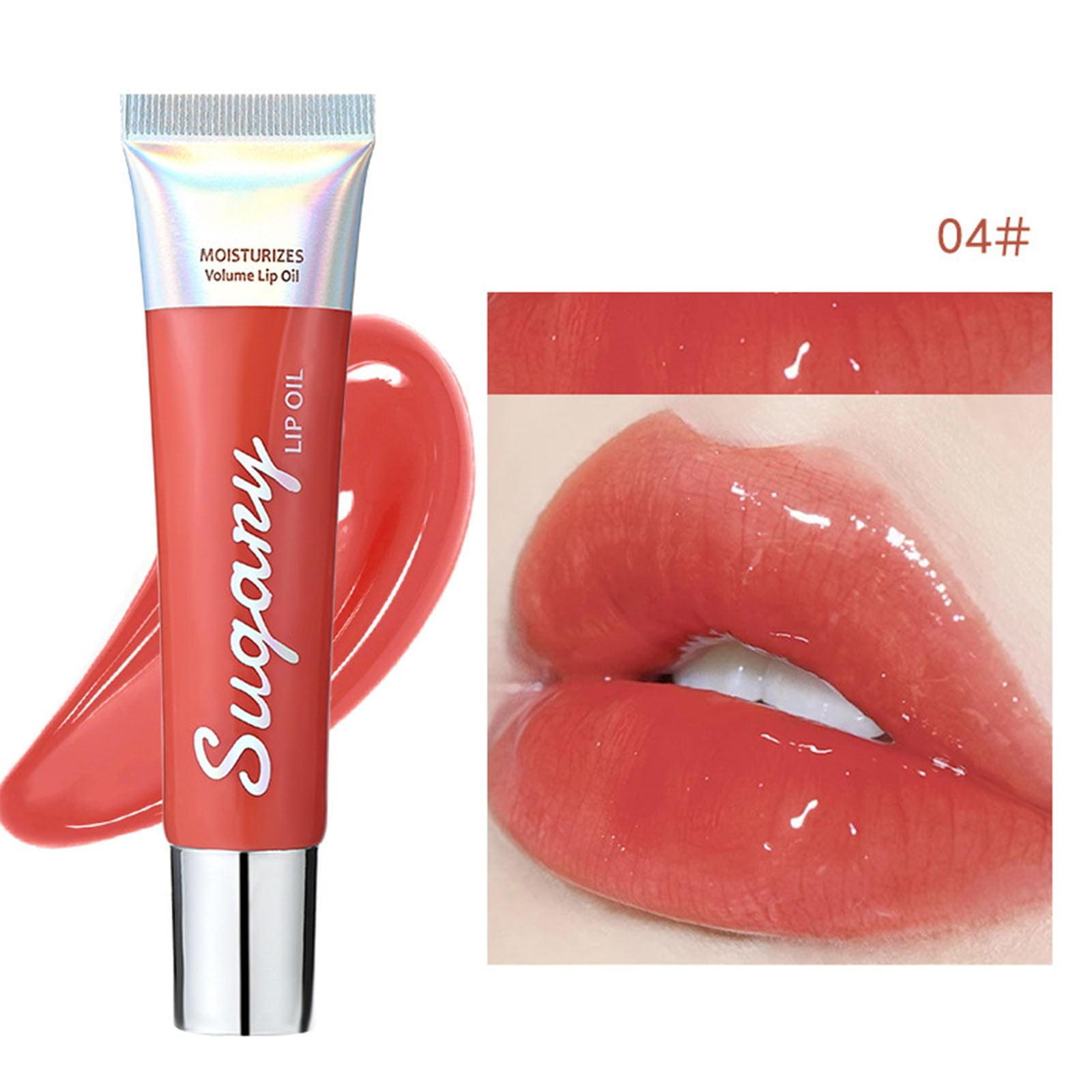 Lip Gloss, Moisturizing Lipstick, Long Lasting Glossy Liquid Lip Cream ...