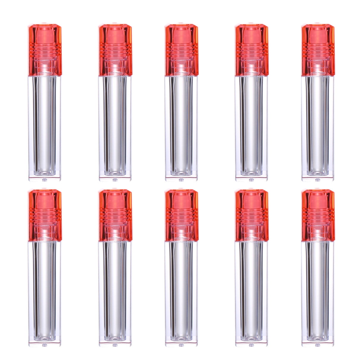 Lip Gloss Tubes Bottles Lipstick Refillable Bottle Tube Empty Lipgloss ...