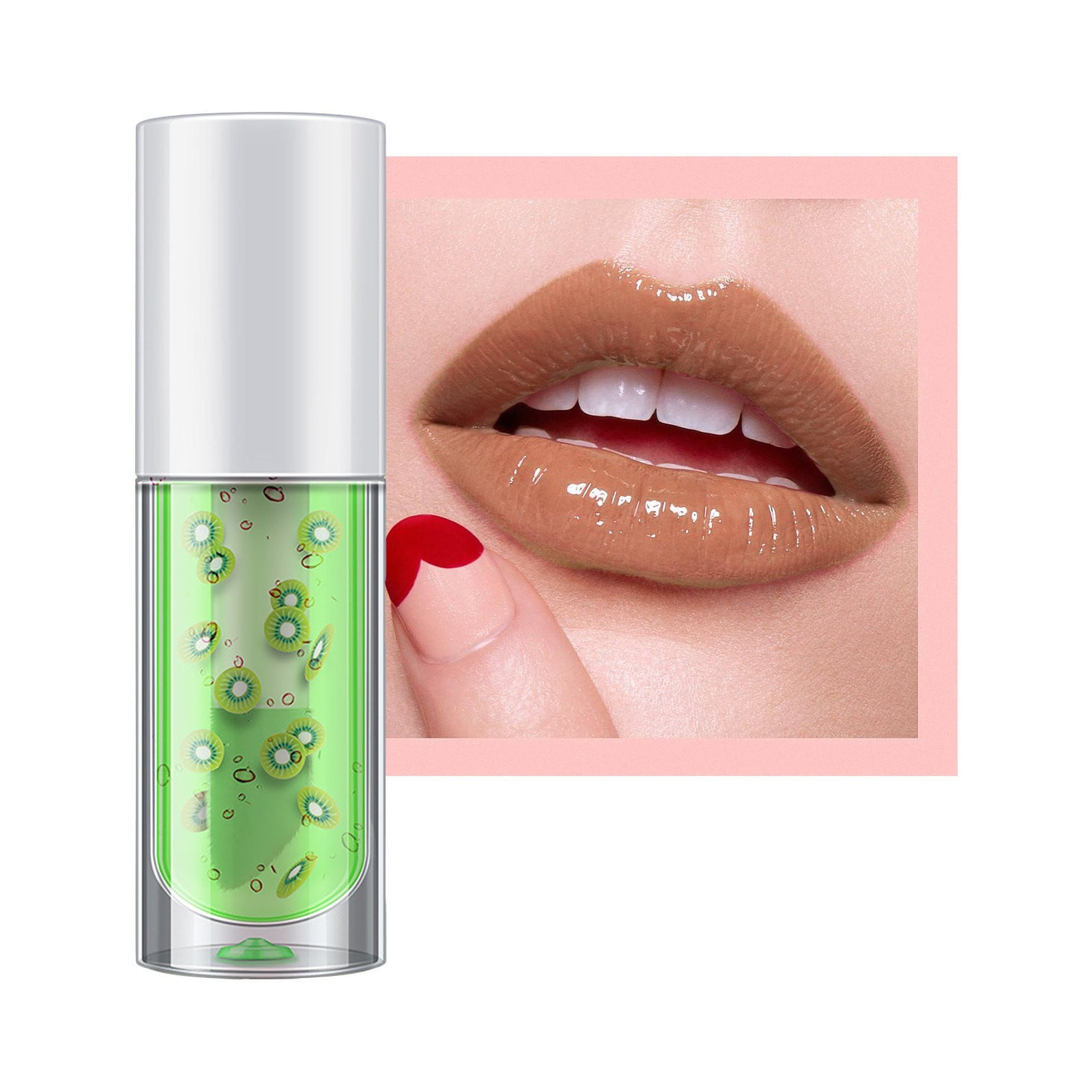 Lip Glosses,Fruit Pure Vegetable Transparent Lip Oil Lip Balm ...