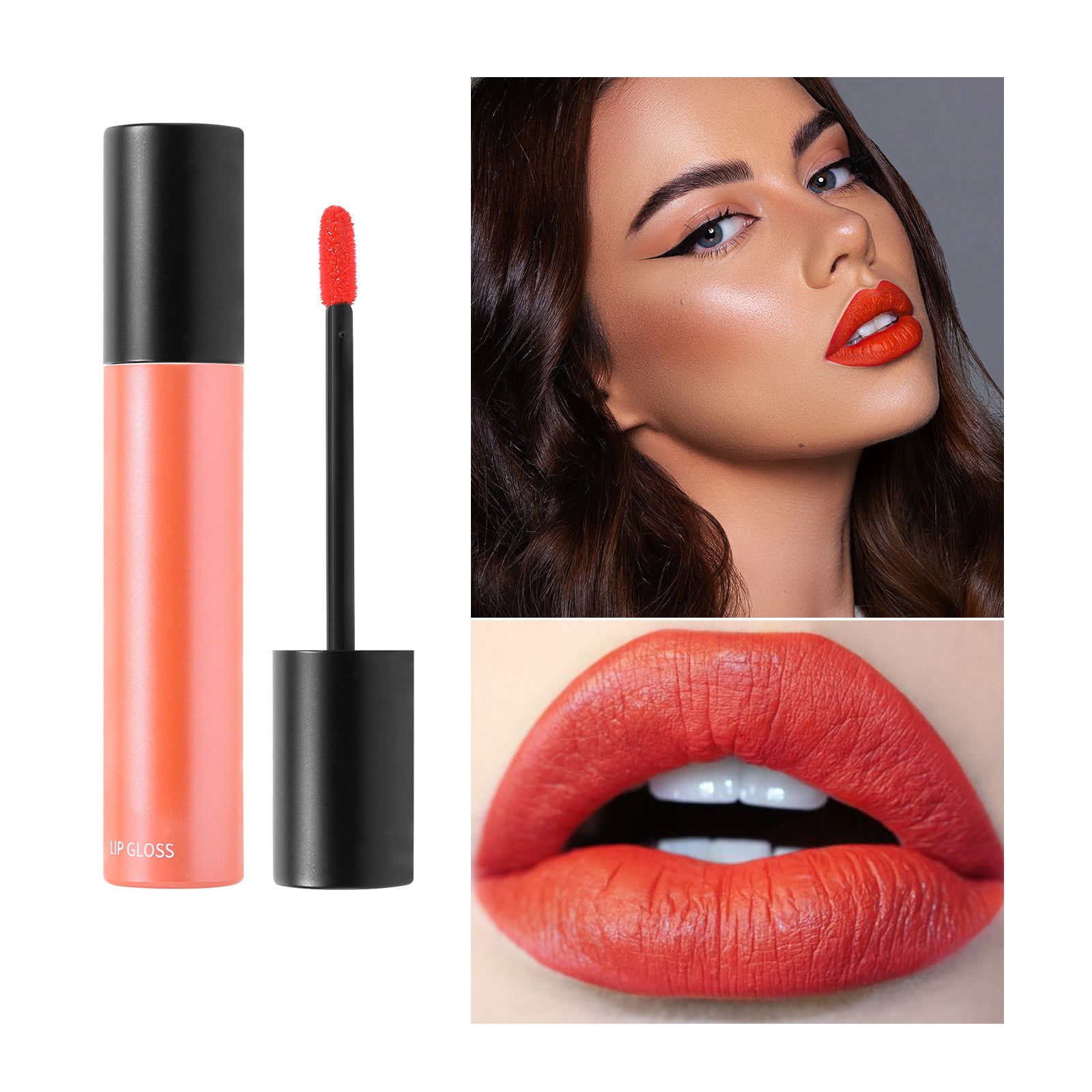 Lip Glosses Makeup Lip Gloss Mattes Liquid Lipstick Makeup Velvety Long