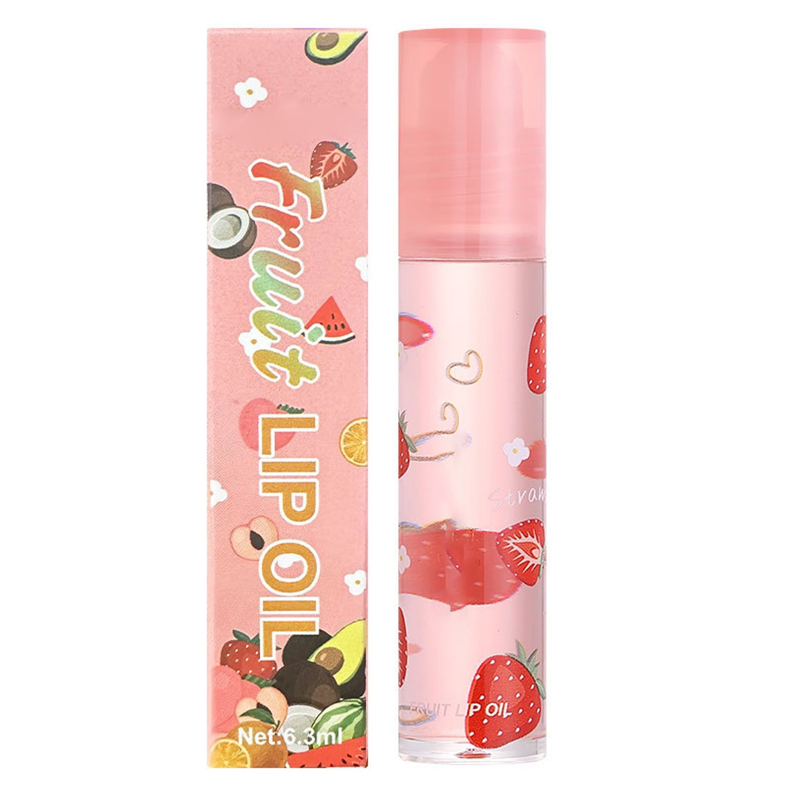 Lip Glow Roll On Long Lasting Non Sticky Lip Gloss Transparent ...