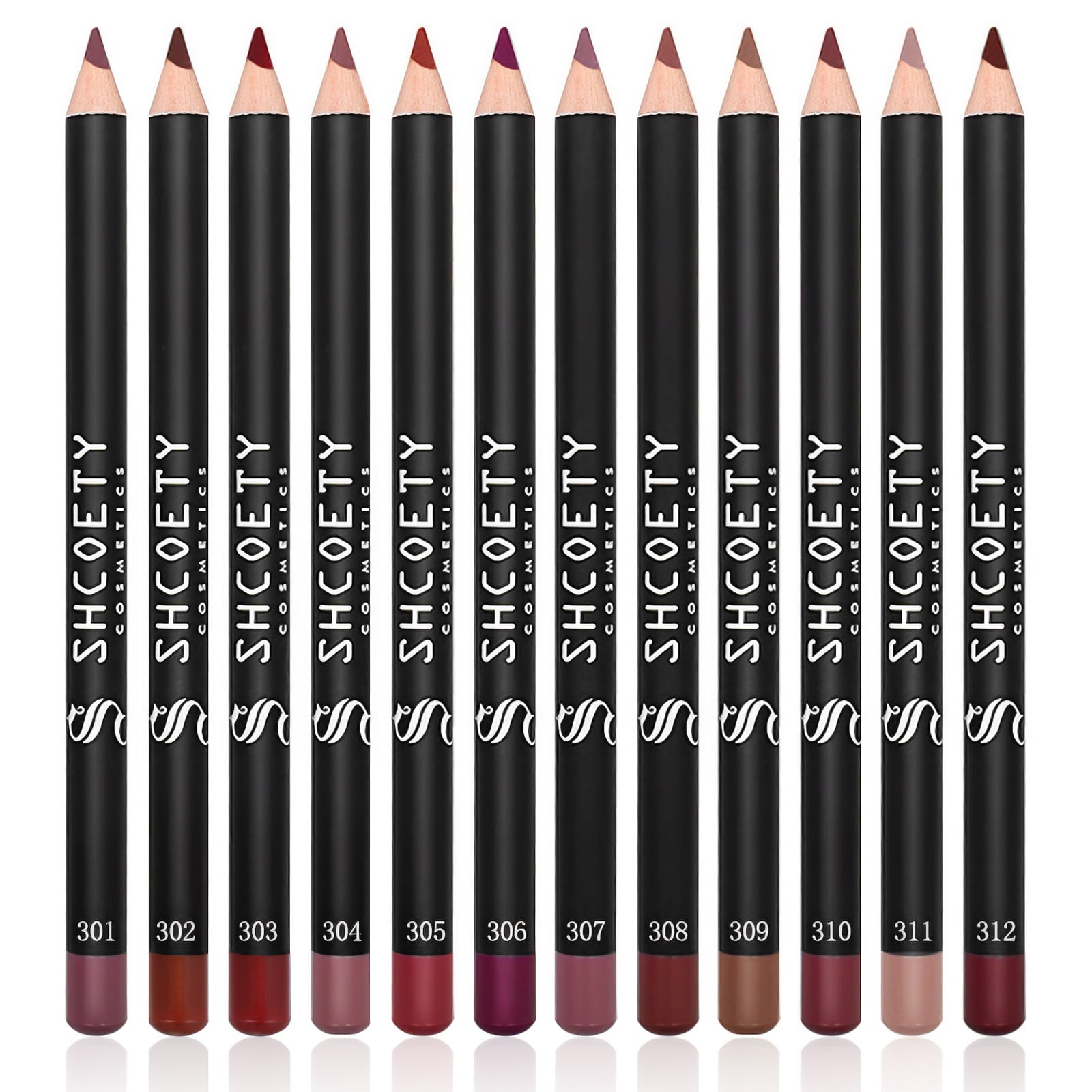 Lip Liner,Minkissy 12Pcs Makeup Lip Liner Set Waterproof Lip Line ...