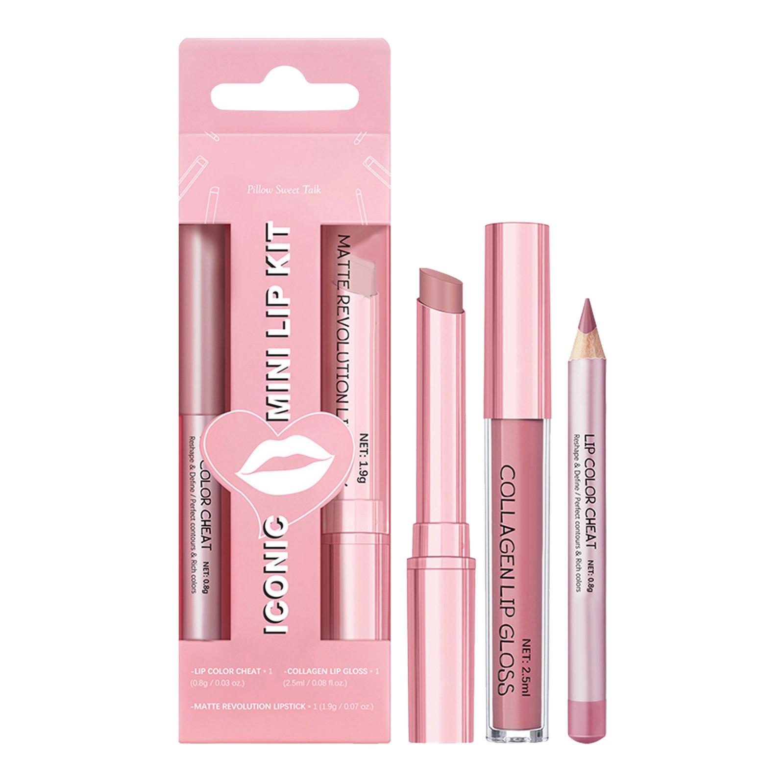 Lip Liner Set, Buildable Color & Non-Fading gloss, Well-Defined and ...