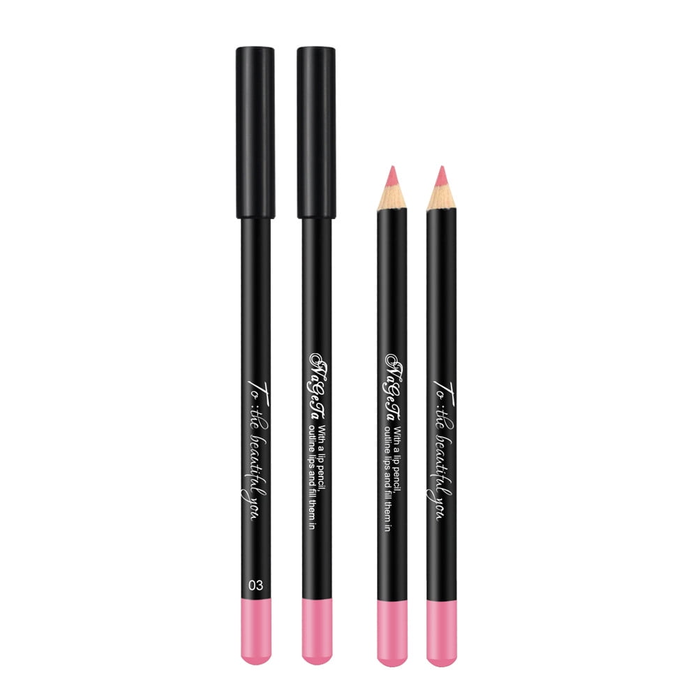Lip Liners 12 Color Waterproof Lipstick Lip Liner Long Lasting Matte ...