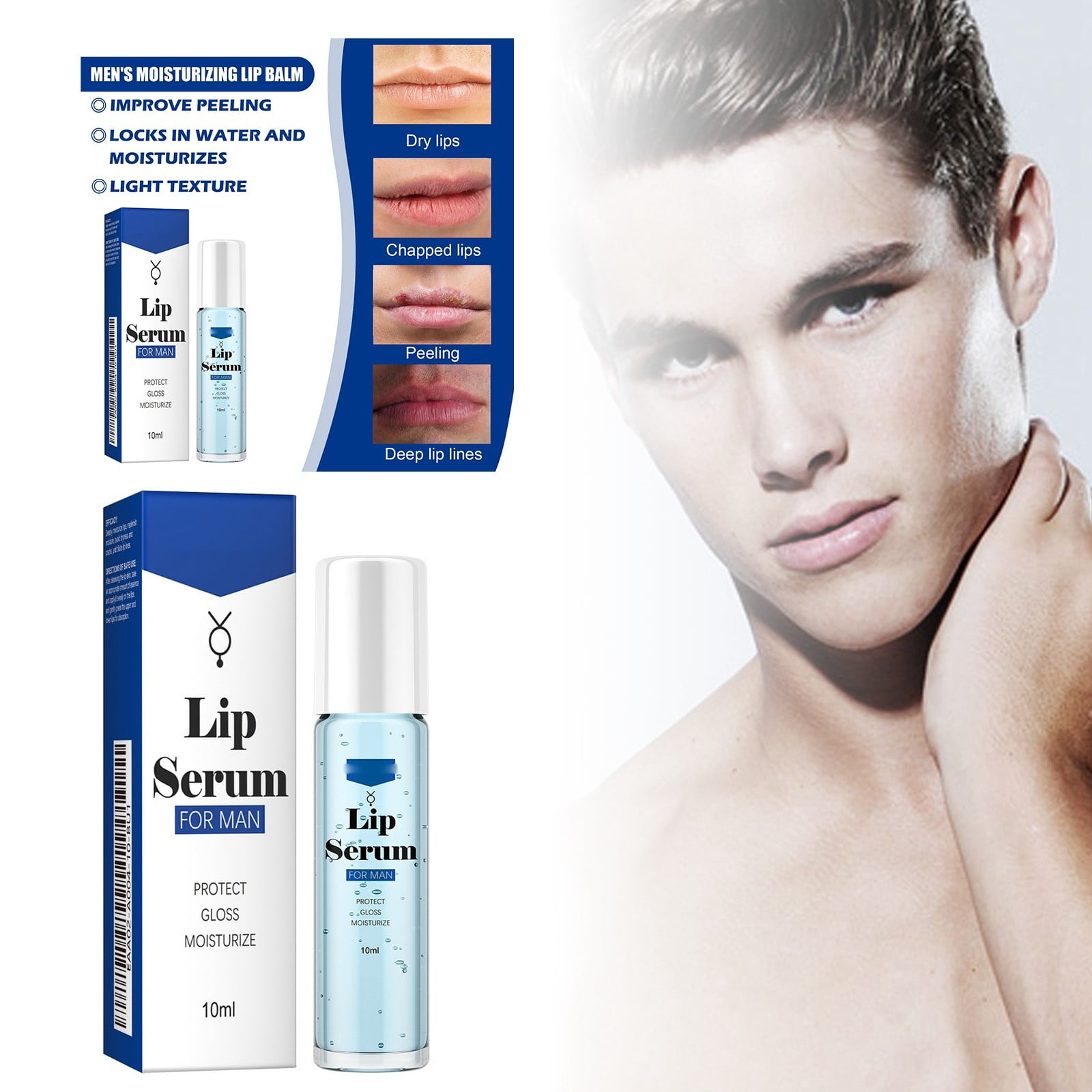 Lip Liquid Moisturizes Reduces Lip Lines Dry Dead Skin Enhances and ...