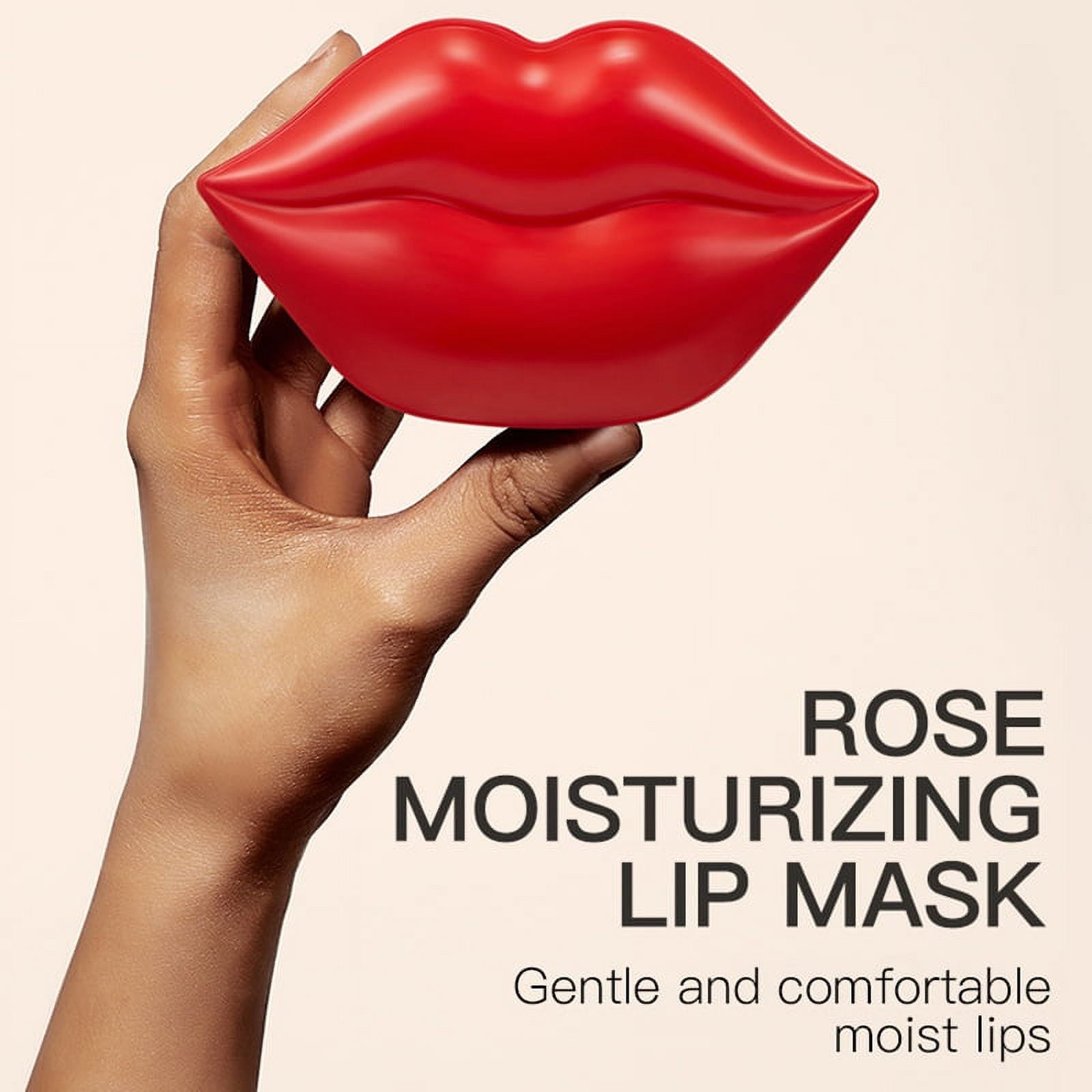 Lip Mask, 20 Pieces Collagen Crystal Pink Lip Care Gel Masks, Lip Pads ...