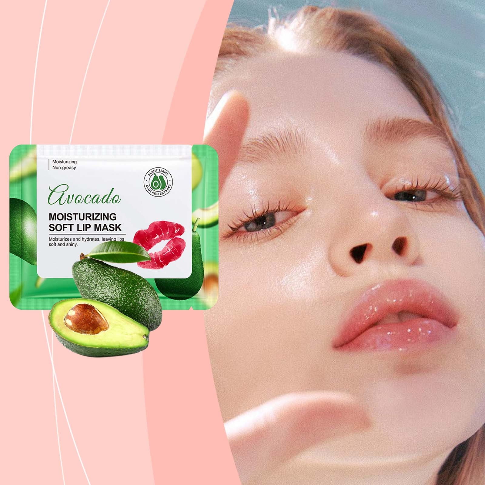 Lip Mask Fruit Series Moisturizing Jelly Texture Softens Dry Lips ...