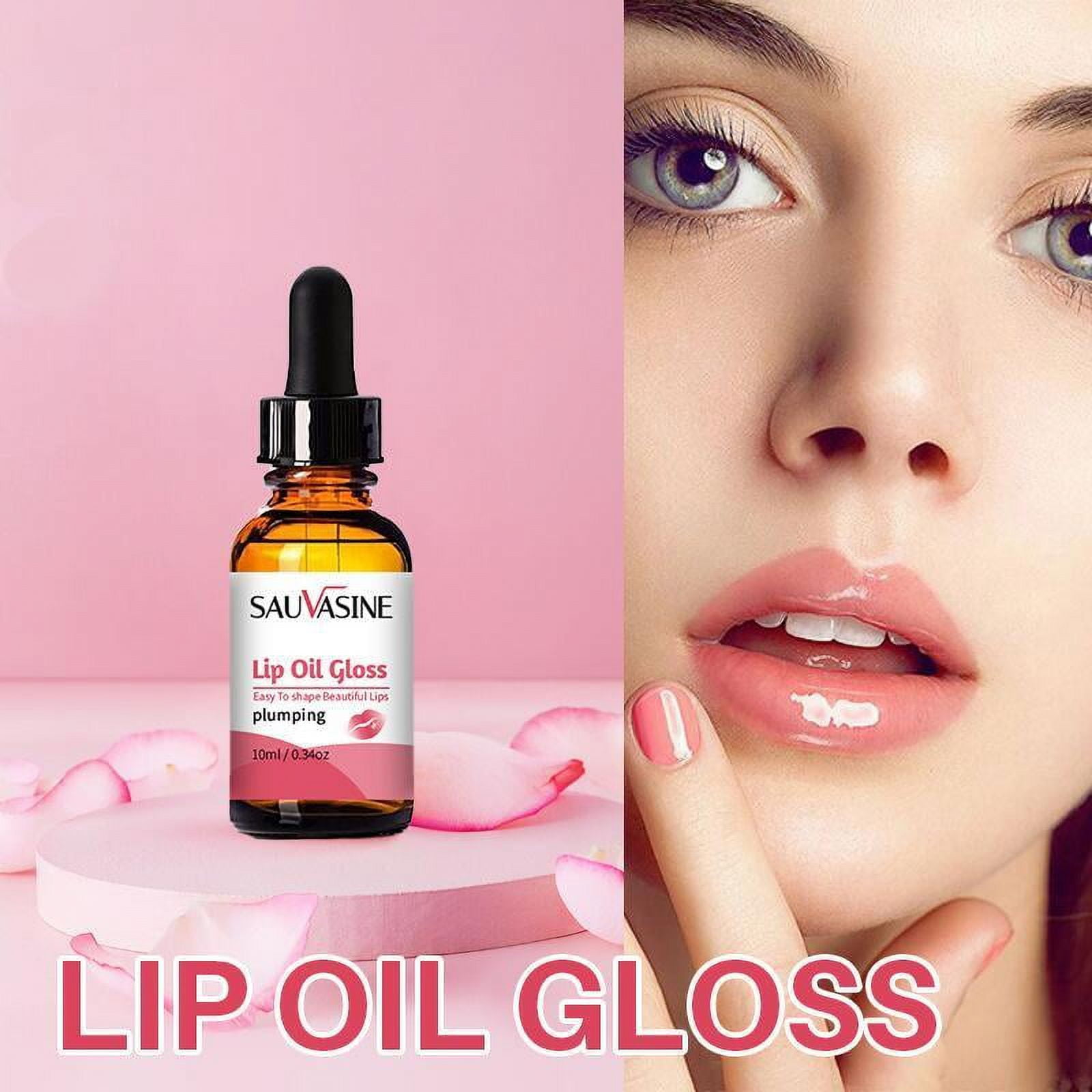 Lip Oil - Lip Rehab Serum Oil, Hydrating and Moisturizing Clear Lip Oil ...