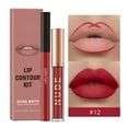 Lip Oil Set Lip Glaze 2 5ml Lipliner Combination Not Easy To Cup Lip