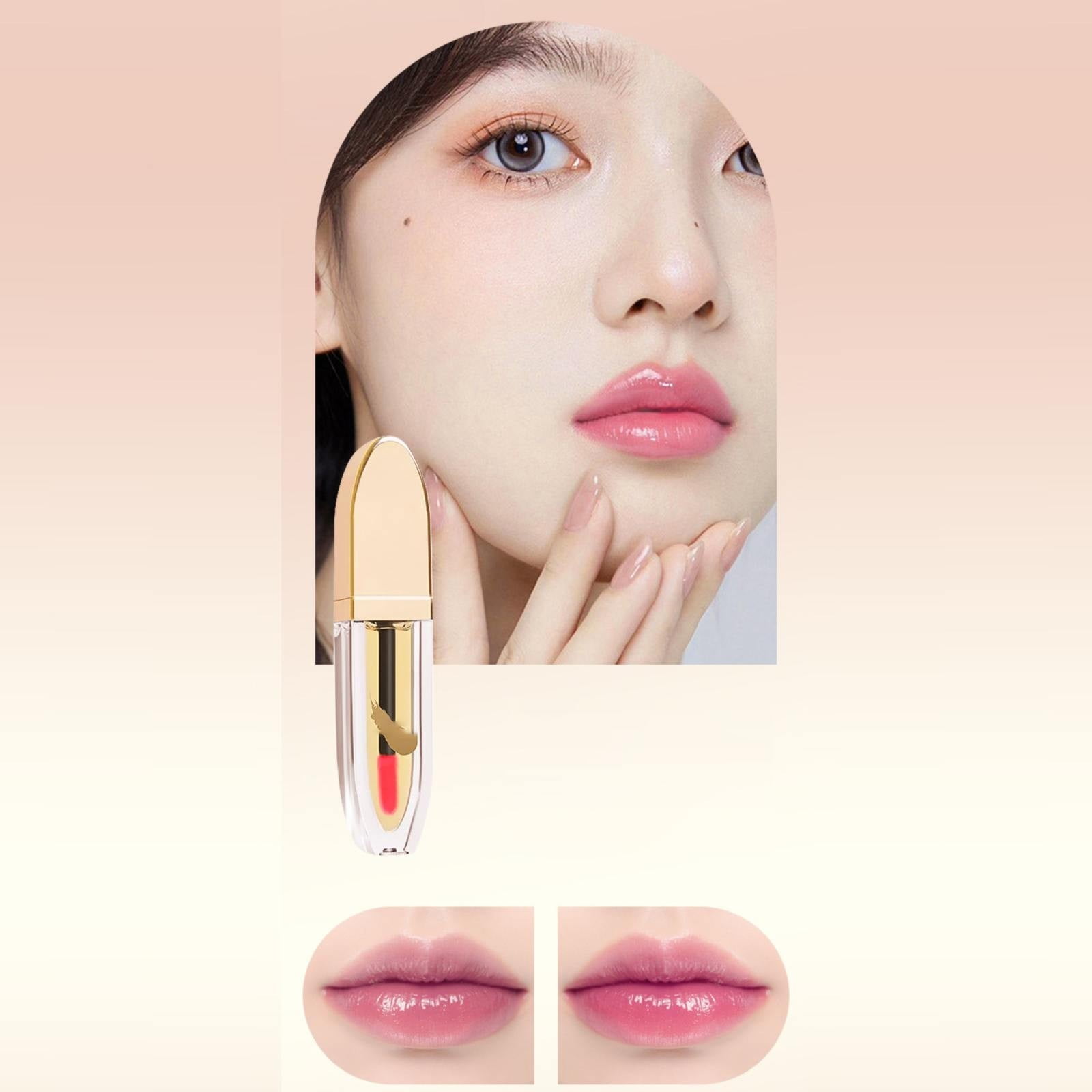 Lip Oil Warm Color Color Fade Lip Lines Moist And Light Lip Care Scrub ...