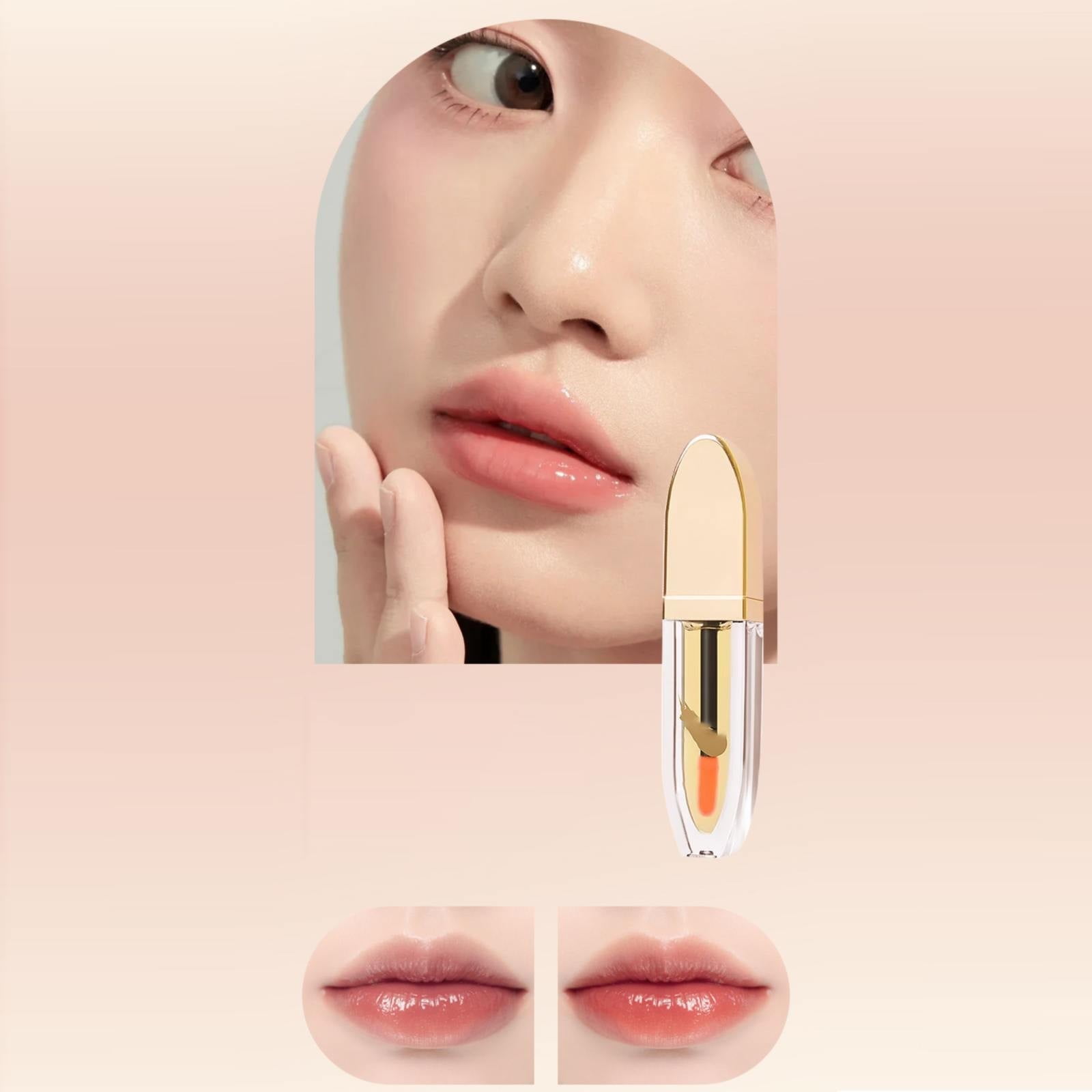Lip Oil Warm Color Color Fade Lip Lines Moist And Light Lip Care Scrub ...