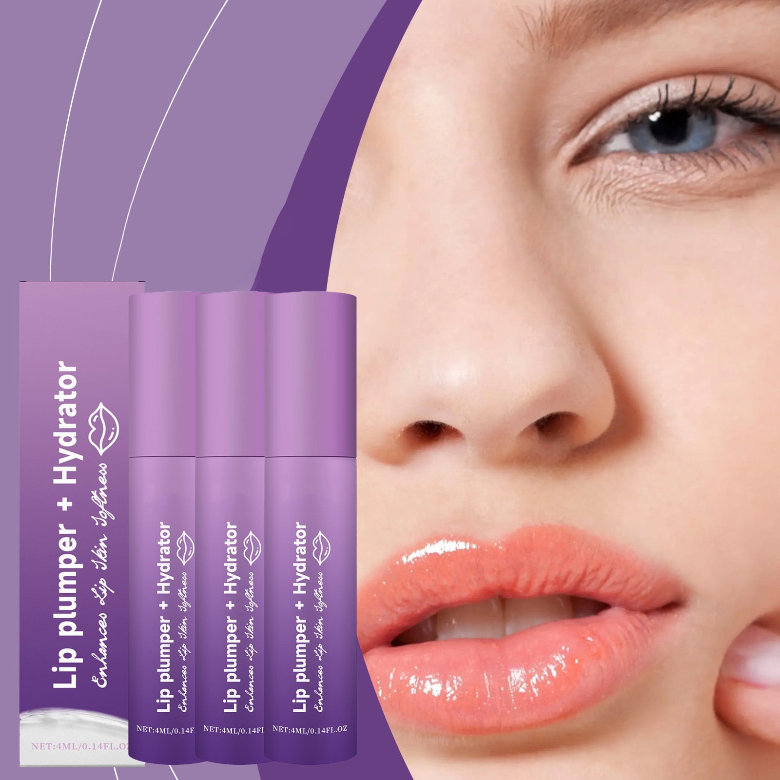 Lip Plumper | Fulluptuous Lip Plumper + Hydrator - Instant & Smooth Lip Lines with Anti-Aging ...