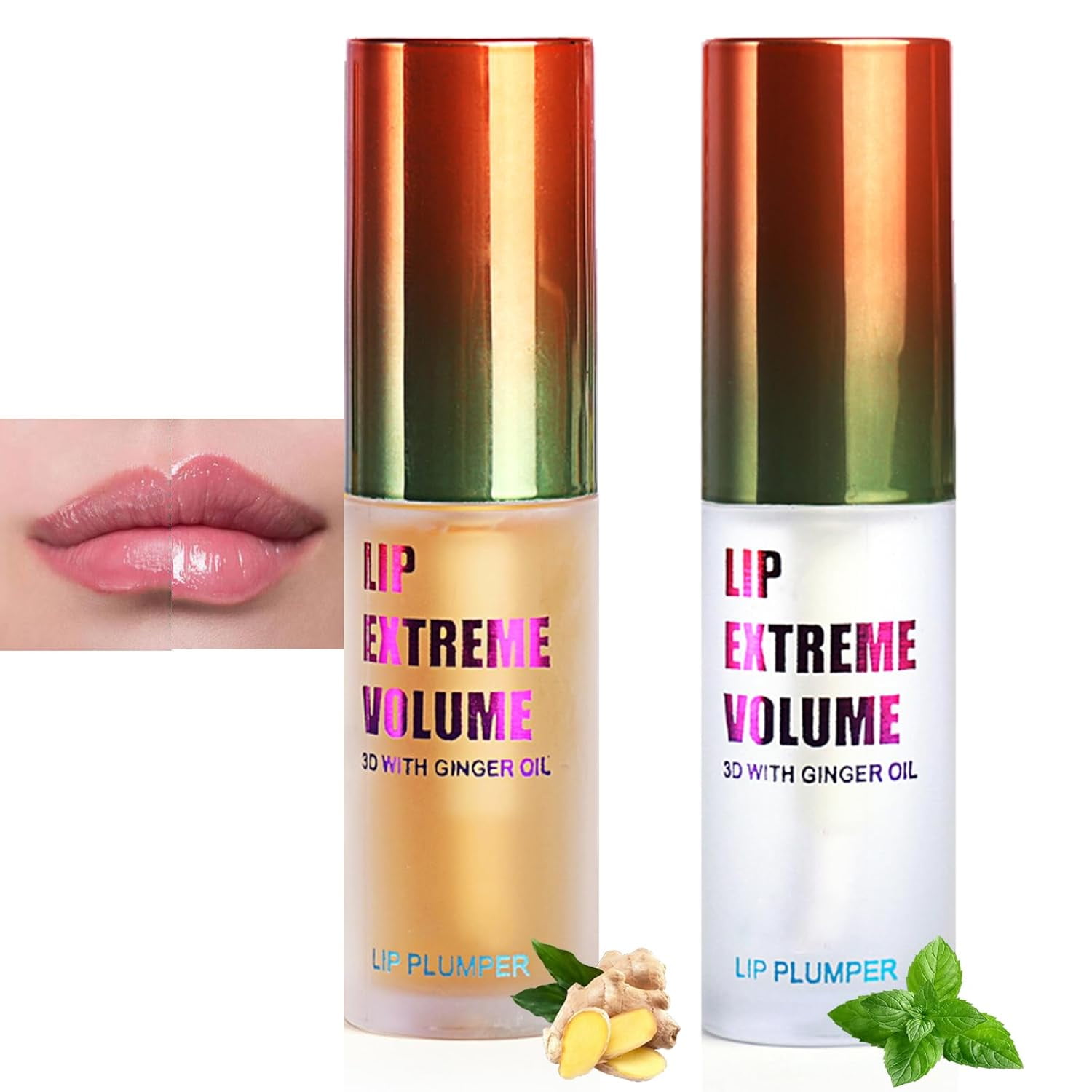 Lip Plumper Set - Lip Plumper Extreme - Plumping Lip Gloss - Lip Enhancer Plumper - Lip ...